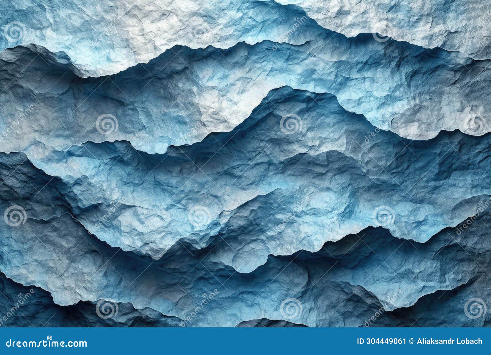 Paper Background with a Blue Tint, Texture Stock Illustration ...
