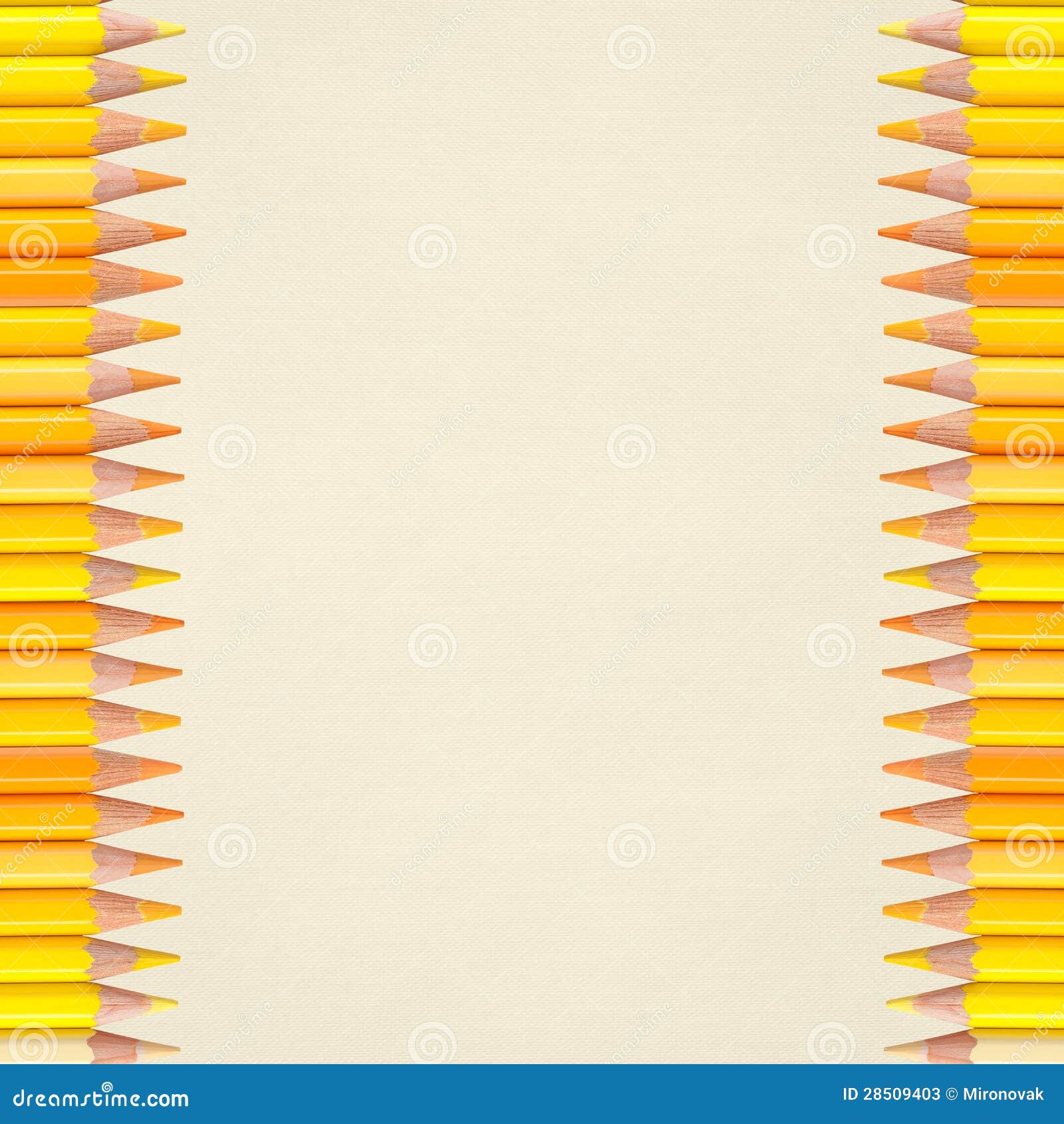Paper Background with Yellow Pencils Stock Image - Image of stationery ...