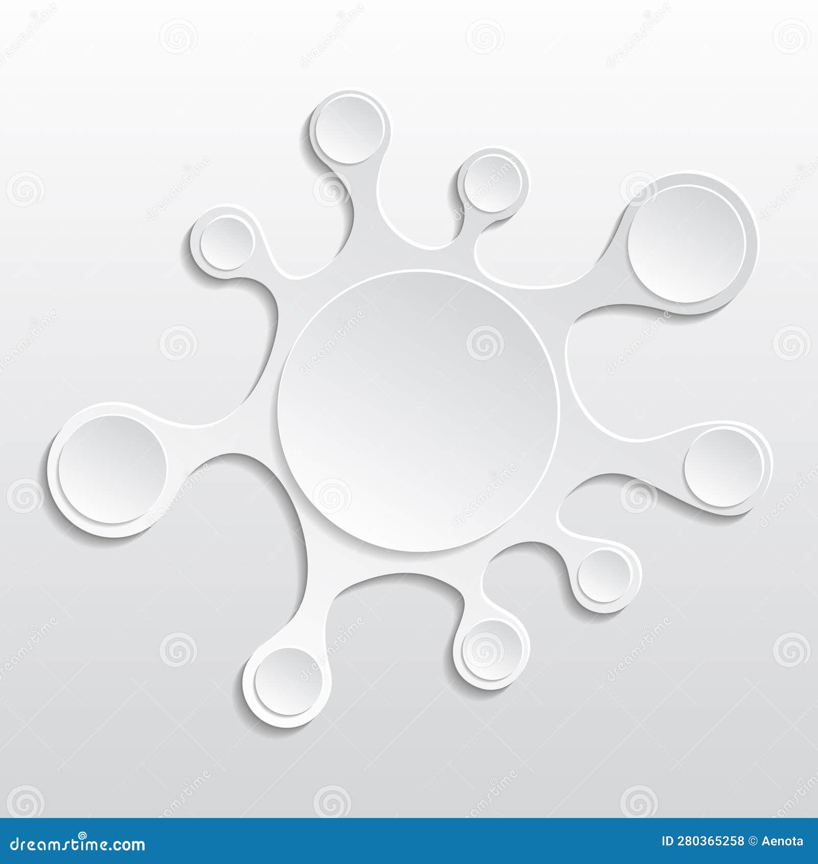 Paper Badge - Vector Illustration Stock Vector - Illustration of round ...