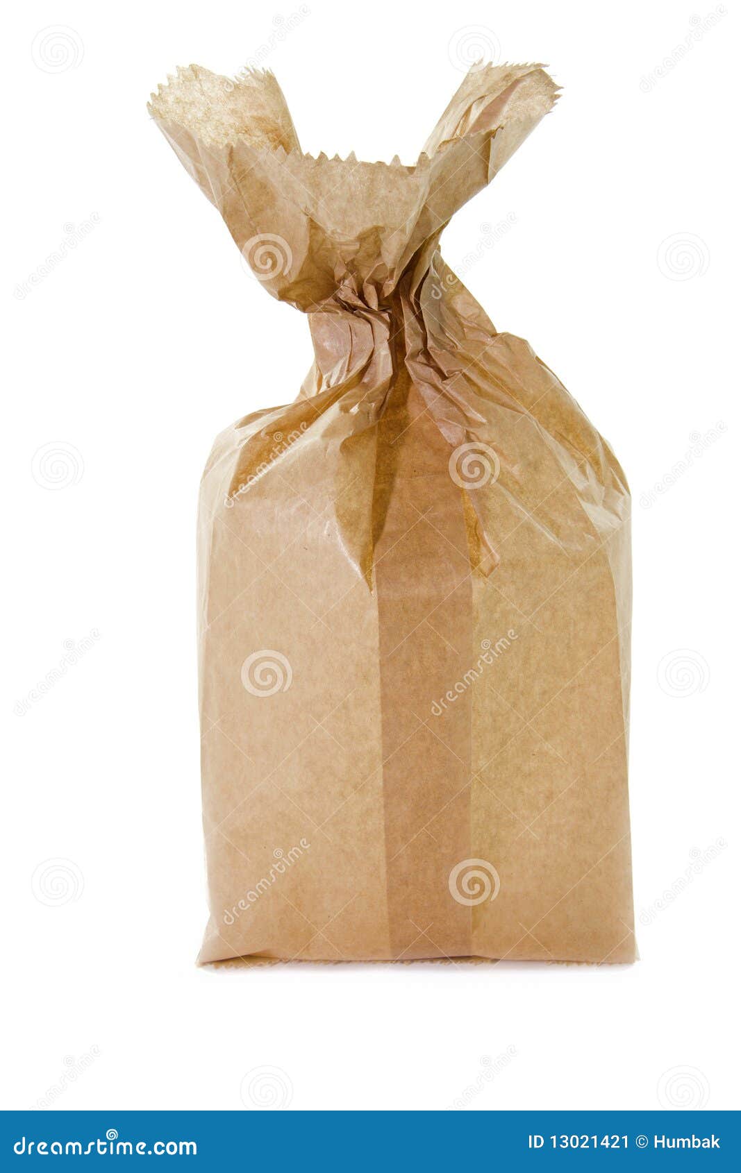 Paper bag stock image. Image of isolated, brown, crushed - 13021421