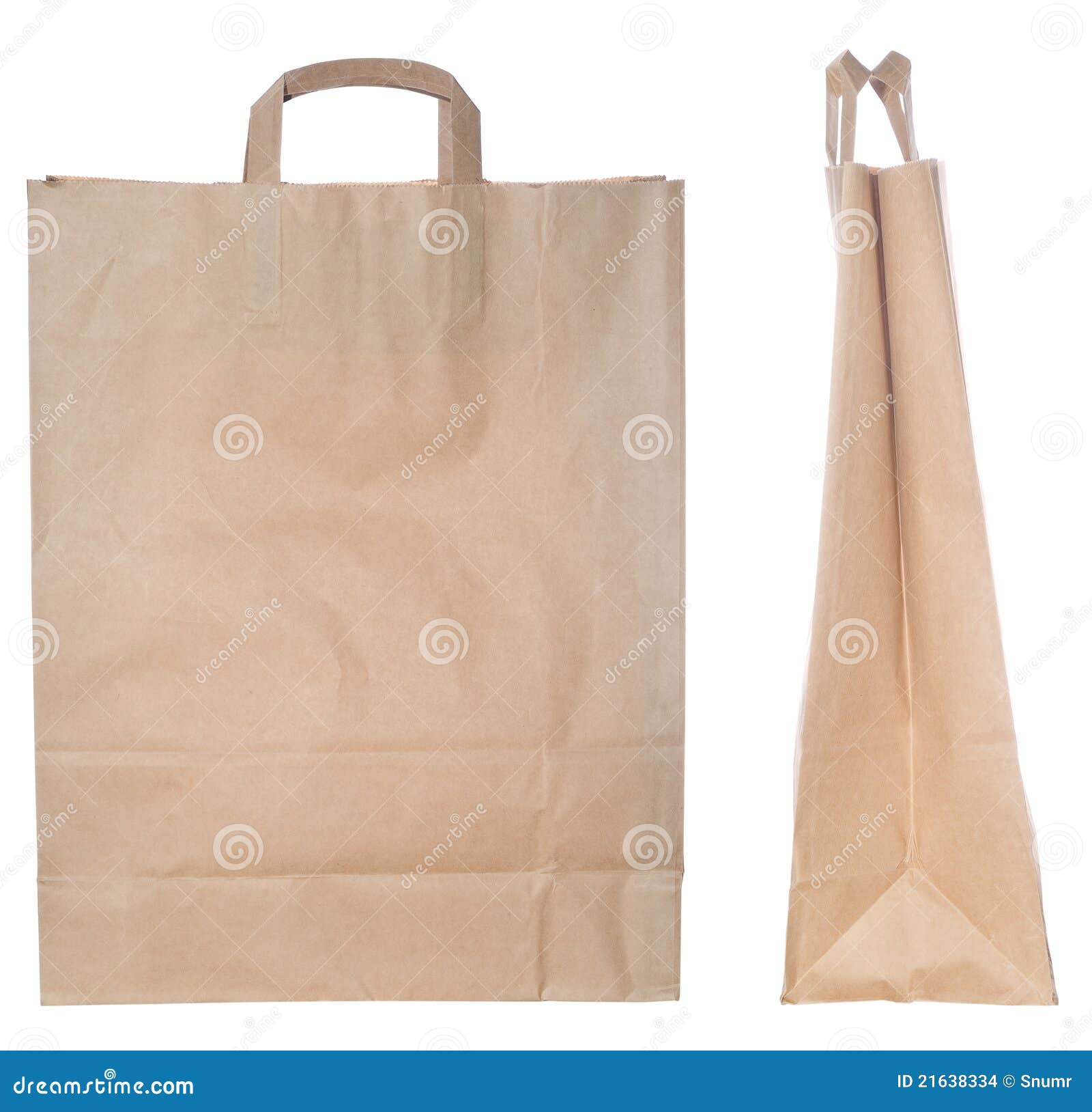 Paper bag stock photo. Image of disposable, commercial - 21638334