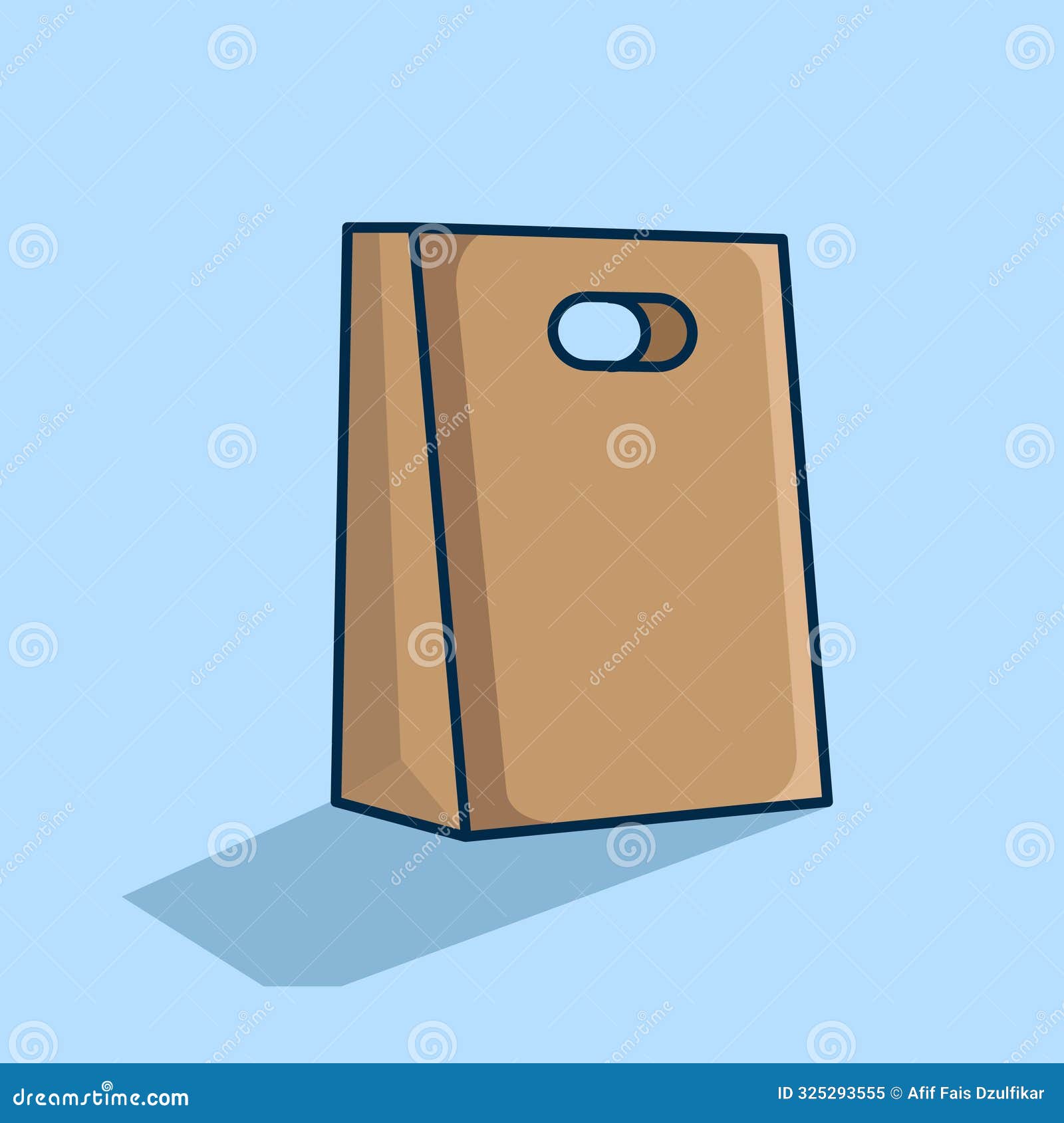 Paper Bag Illustration Vector for Digital and Print Design Stock ...