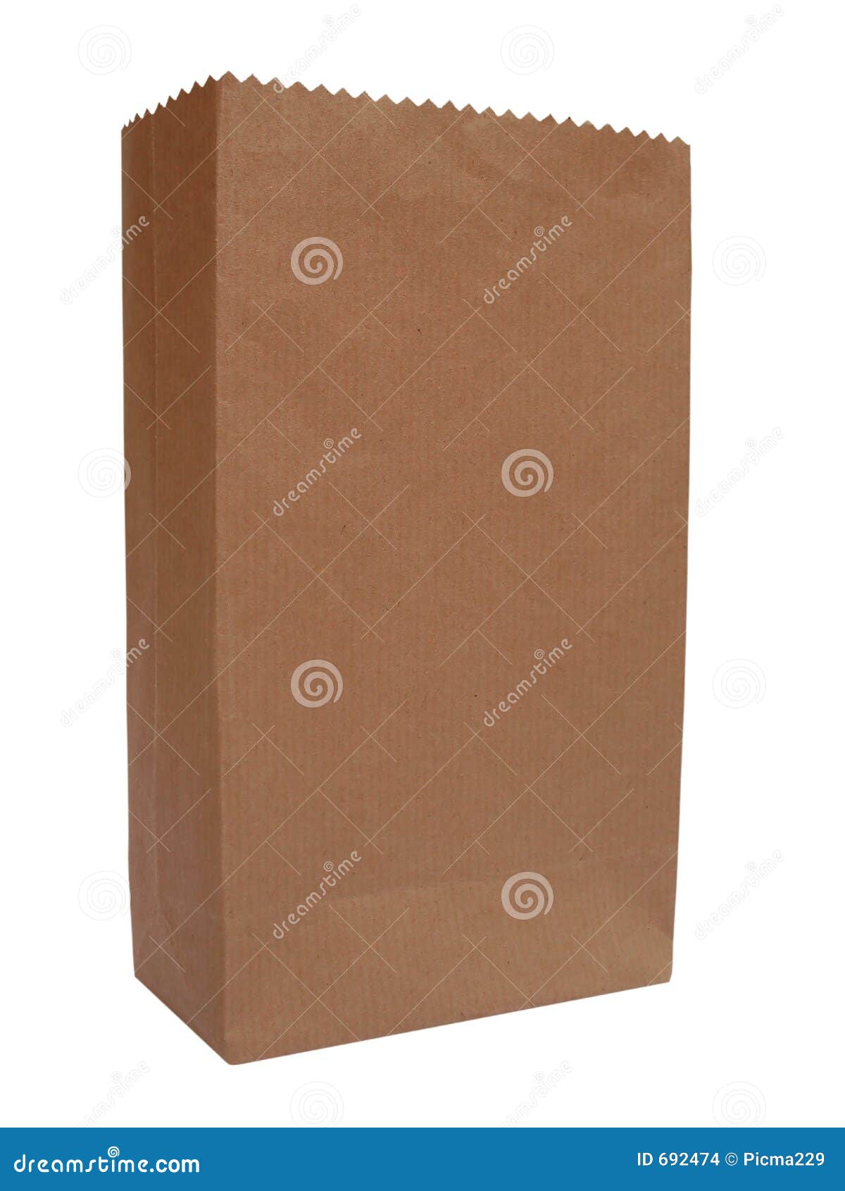 Paper bag stock photo. Image of paper, isolated, wrapping - 692474