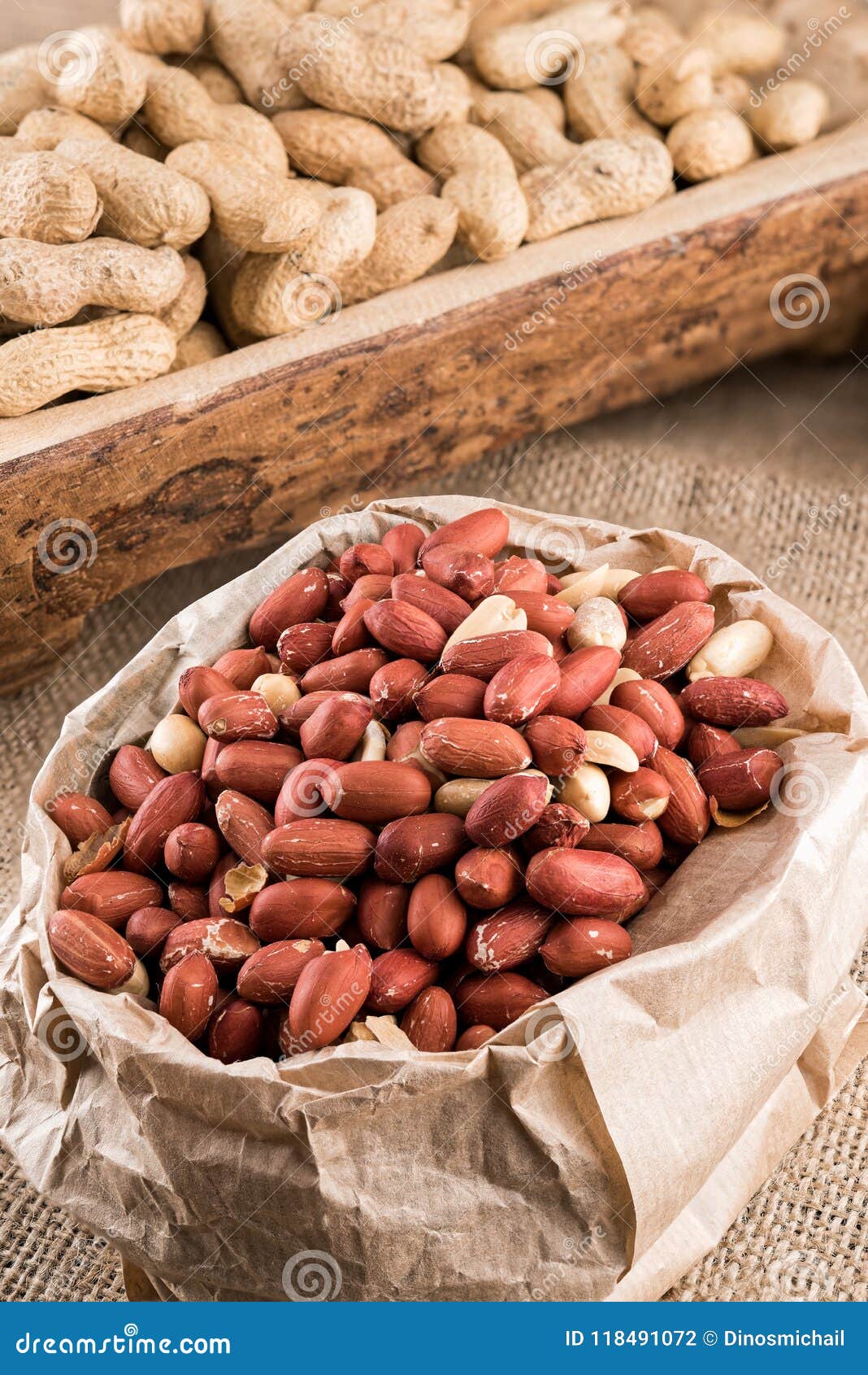 Peanuts stock photo. Image of closeup, peeled, snack - 118491072