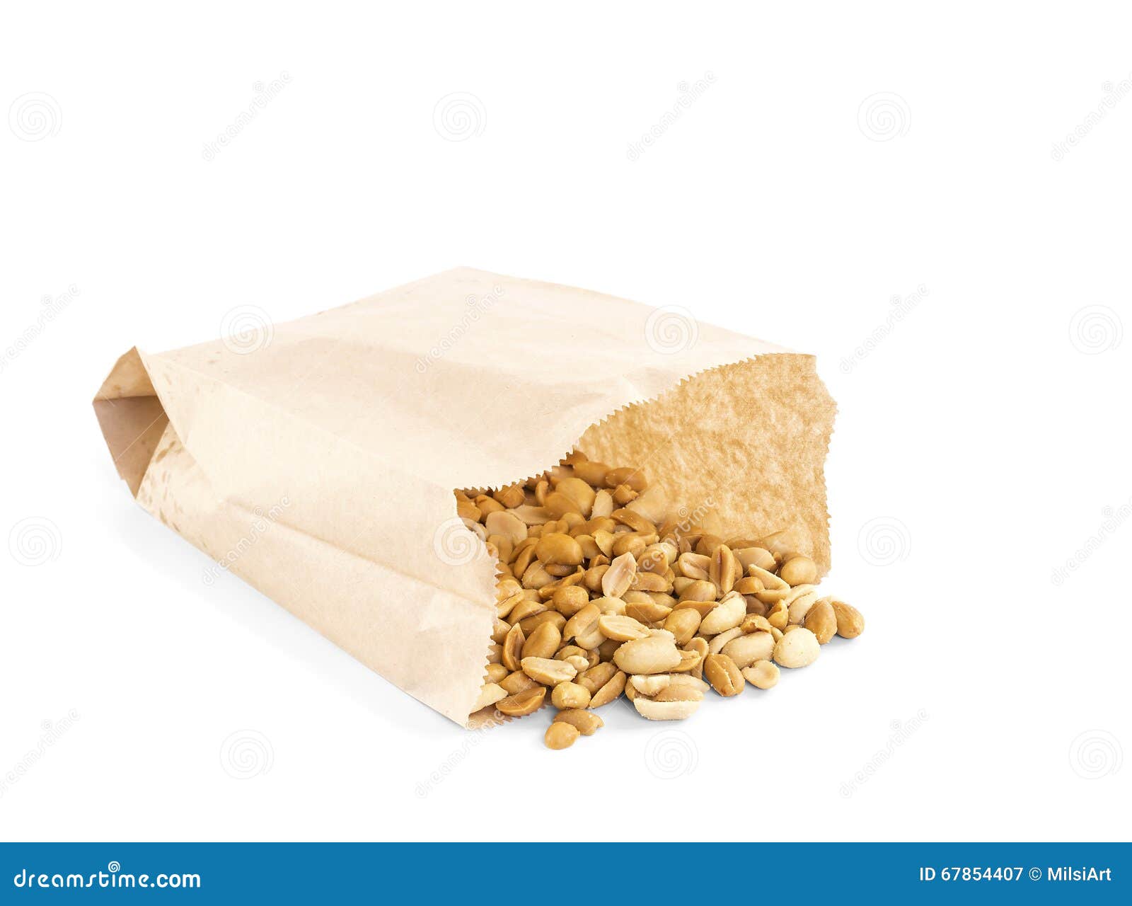 Paper bag peanuts stock image. Image of object, healthy - 67854407
