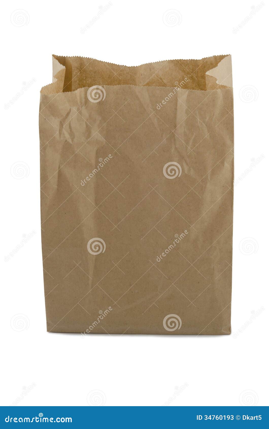 Paper bag stock image. Image of studio, natural, disposable - 34760193
