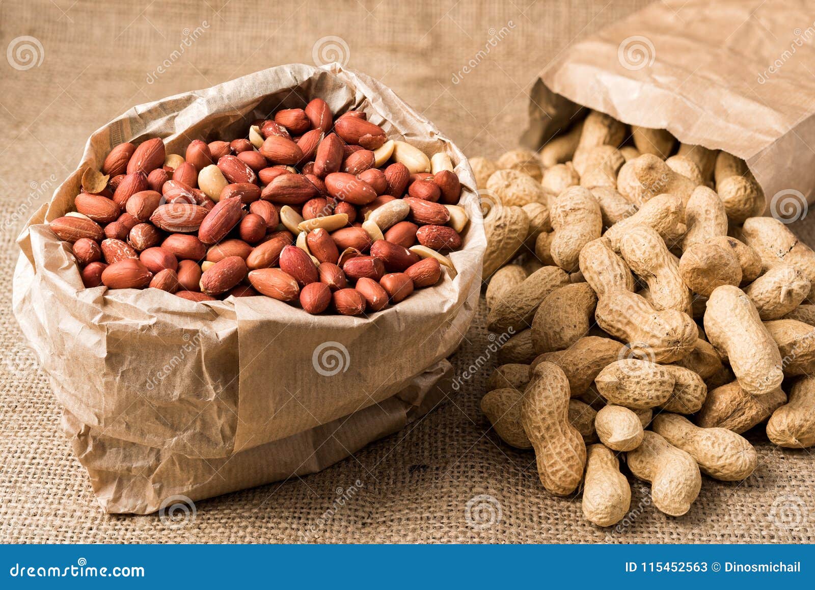 Peanuts stock image. Image of protein, nature, shell - 115452563