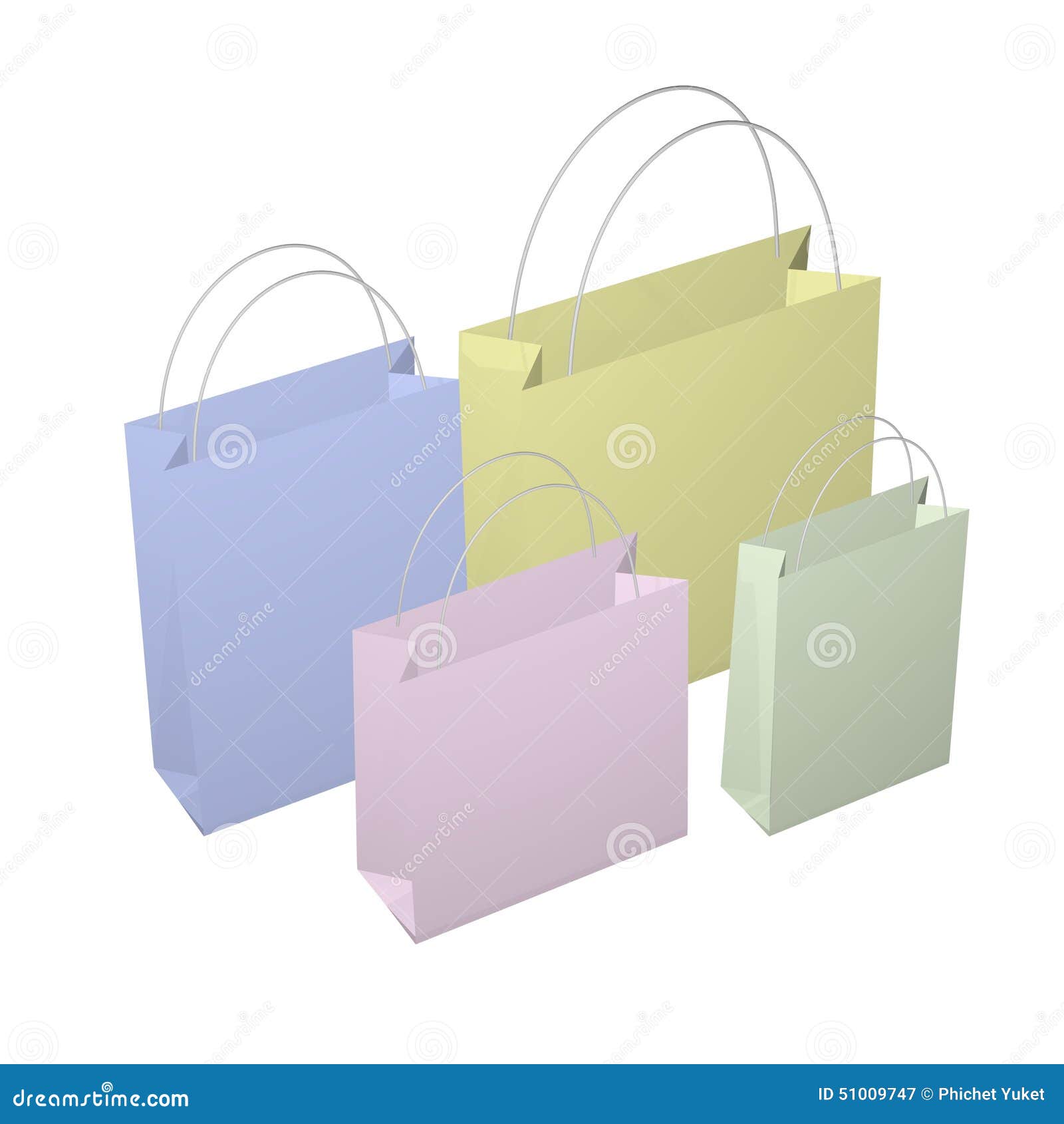 Paper bags stock illustration. Illustration of graphics - 51009747