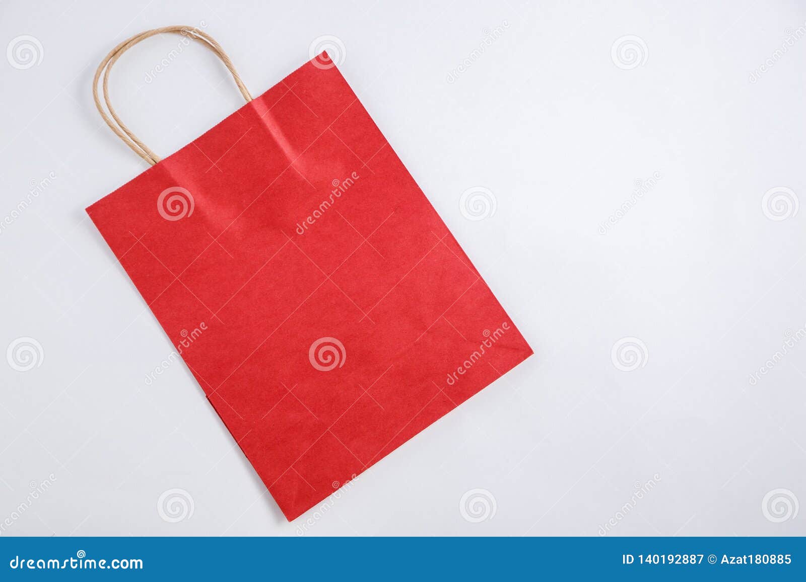 Paper Bags on a Solid Isolated Background Stock Image - Image of design ...