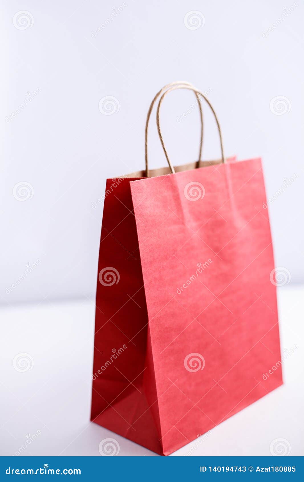 Paper Bags on a Solid Isolated Background Stock Image - Image of blank ...