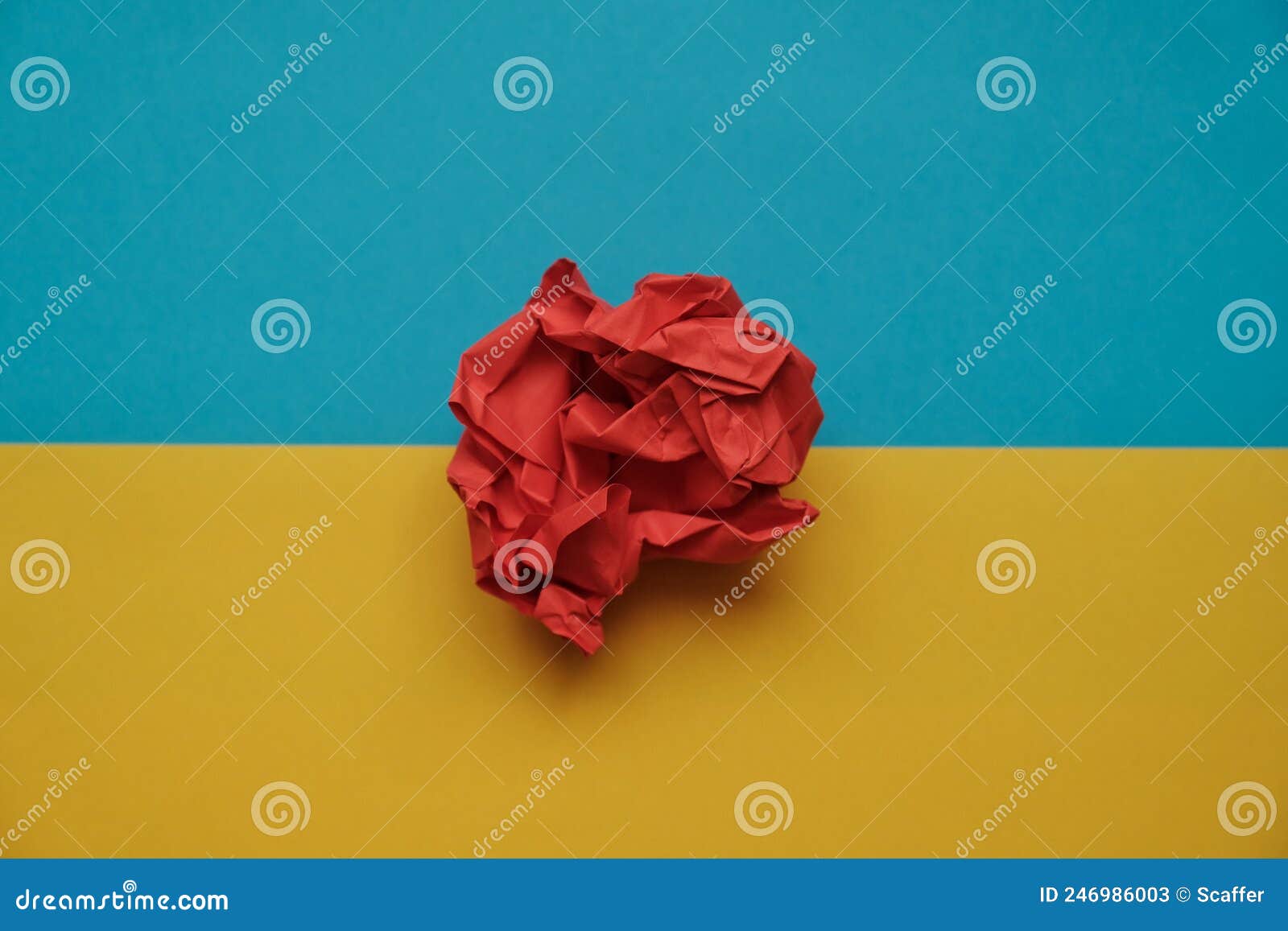 Paper ball stock image. Image of background, yellow - 246986003