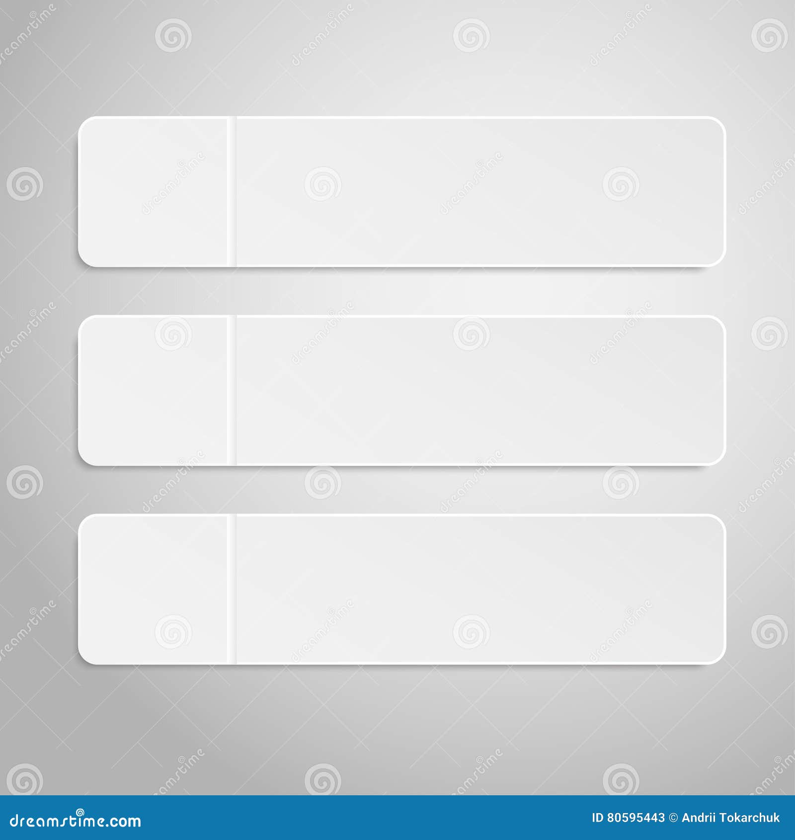 Paper Banner. Design Vector. Mockup. Rectangle. Stock Vector ...