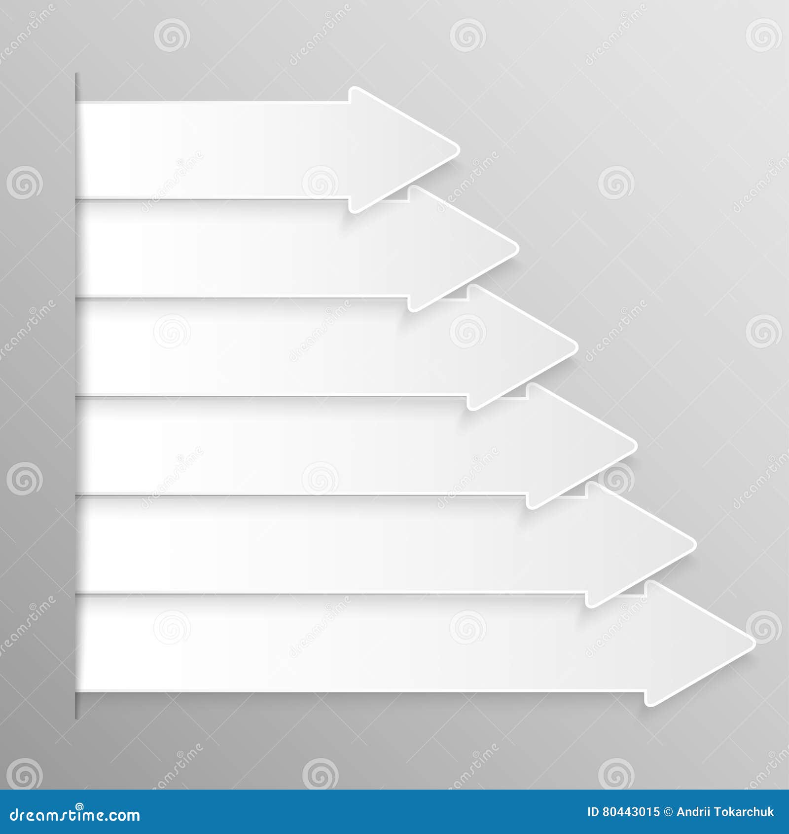 Paper Banner. Vector. Mockup. Arrow, Pointer. Stock Vector ...