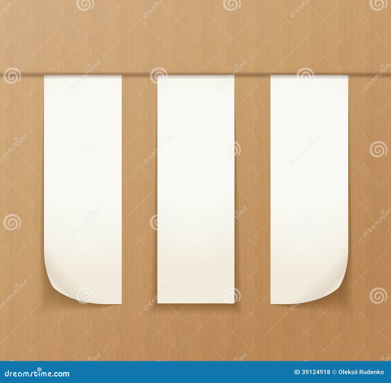 Paper banners stock vector. Illustration of design, gradation - 39124918