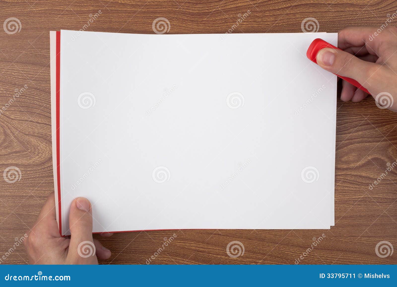 Paper binding stock image. Image of formalization, occupation - 33795711