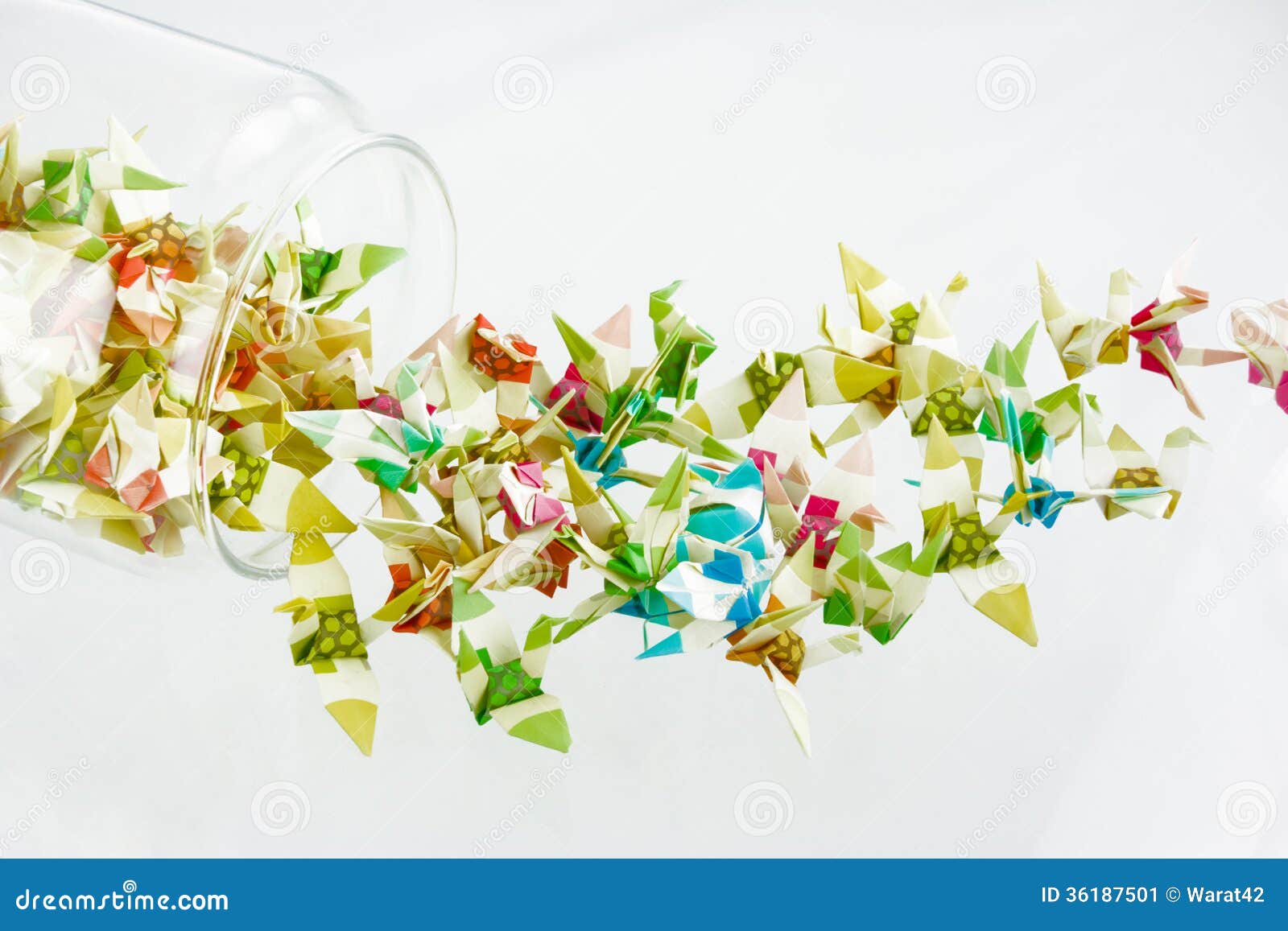 Paper birds in glass jar stock image. Image of hobbies - 36187501
