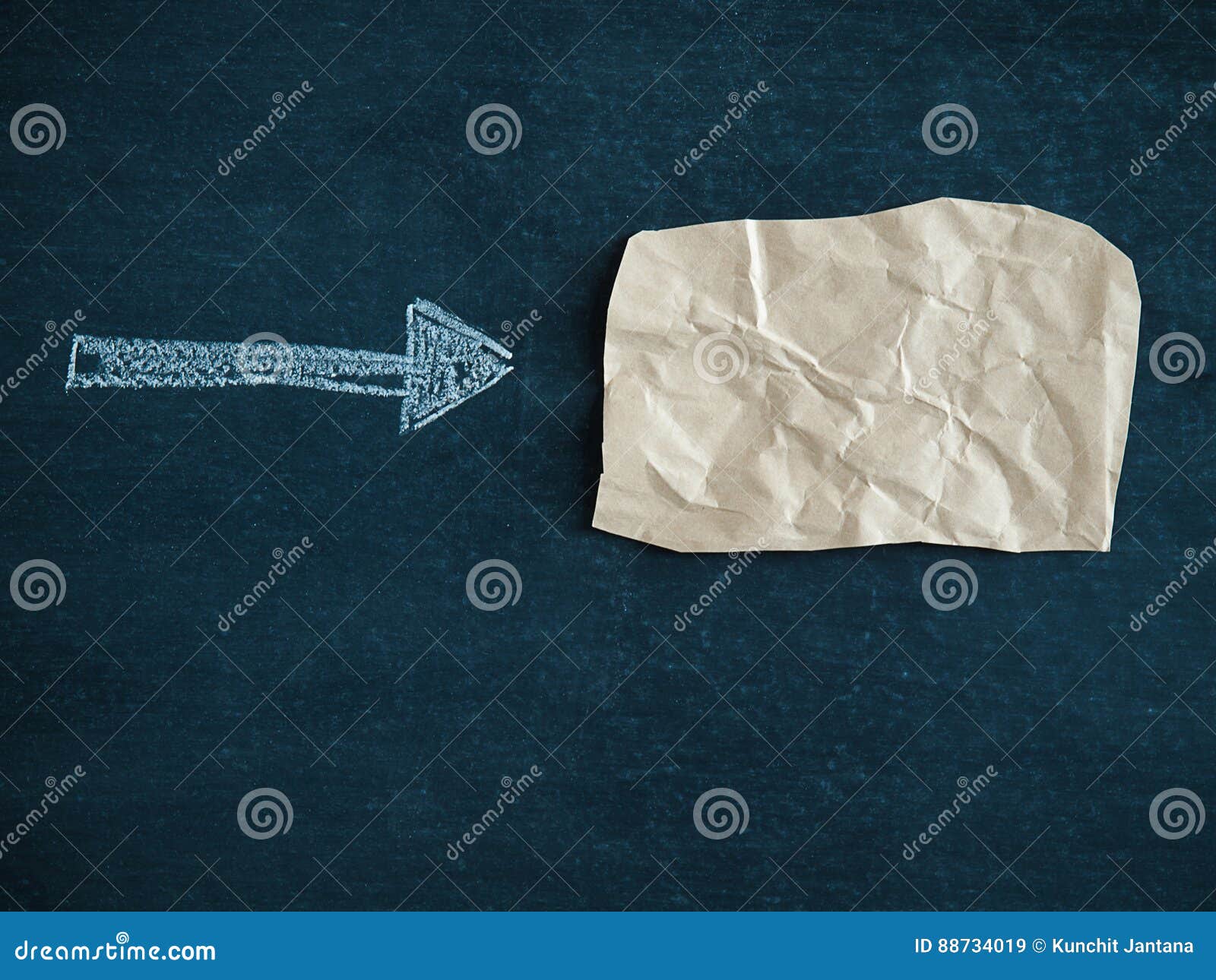 Paper on blackboard stock image. Image of black, page - 88734019