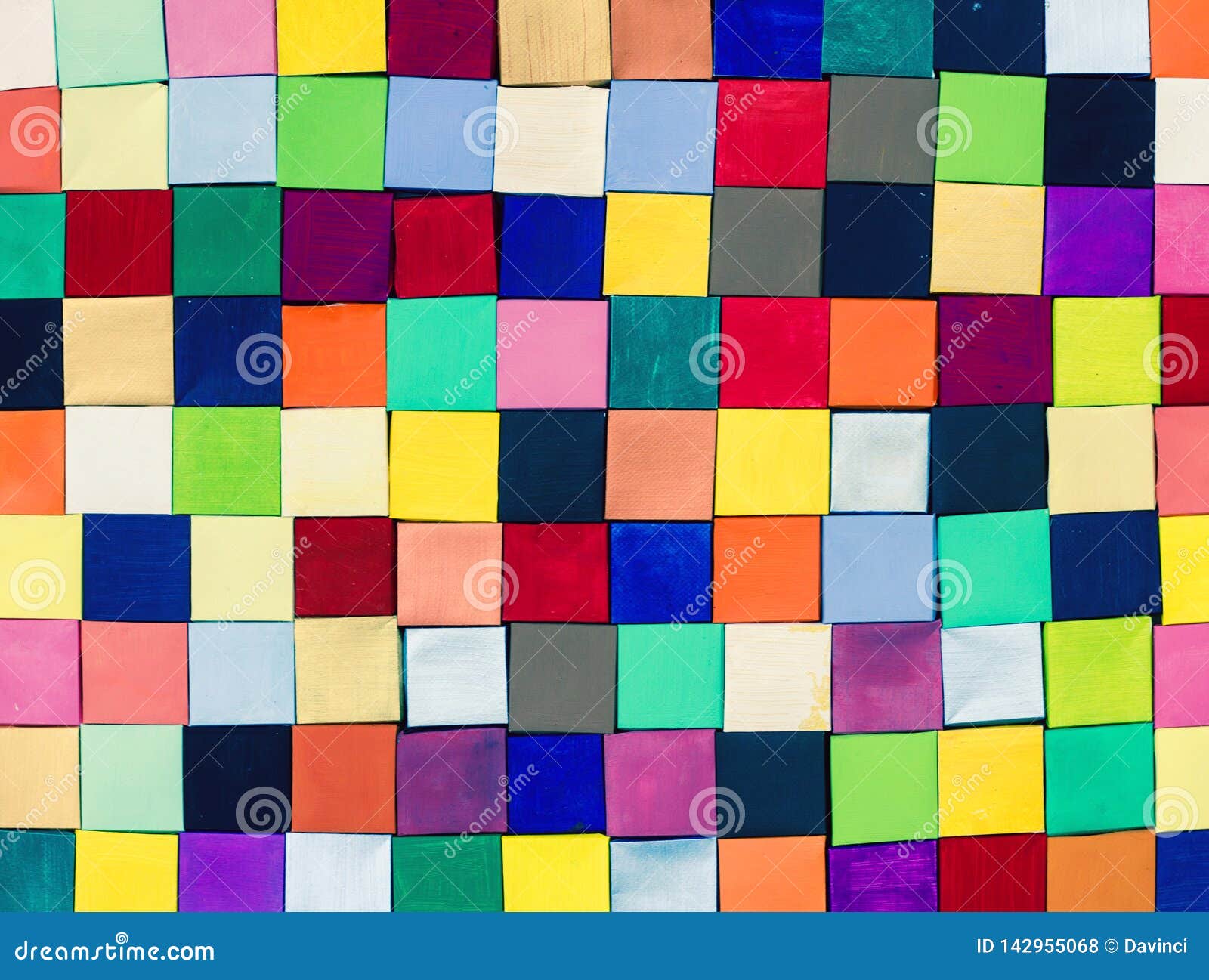 Hand Painter Paper Blocks in Multi Stock Photo - Image of bright, craft ...