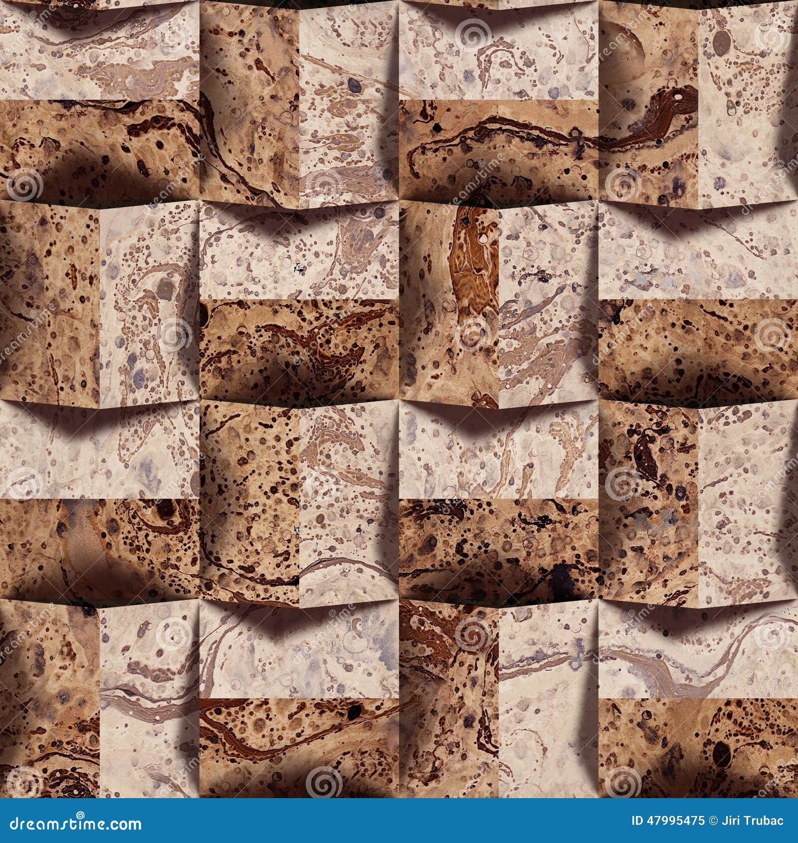 Paper Blocks Stacked for Seamless Background Stock Image - Image of ...