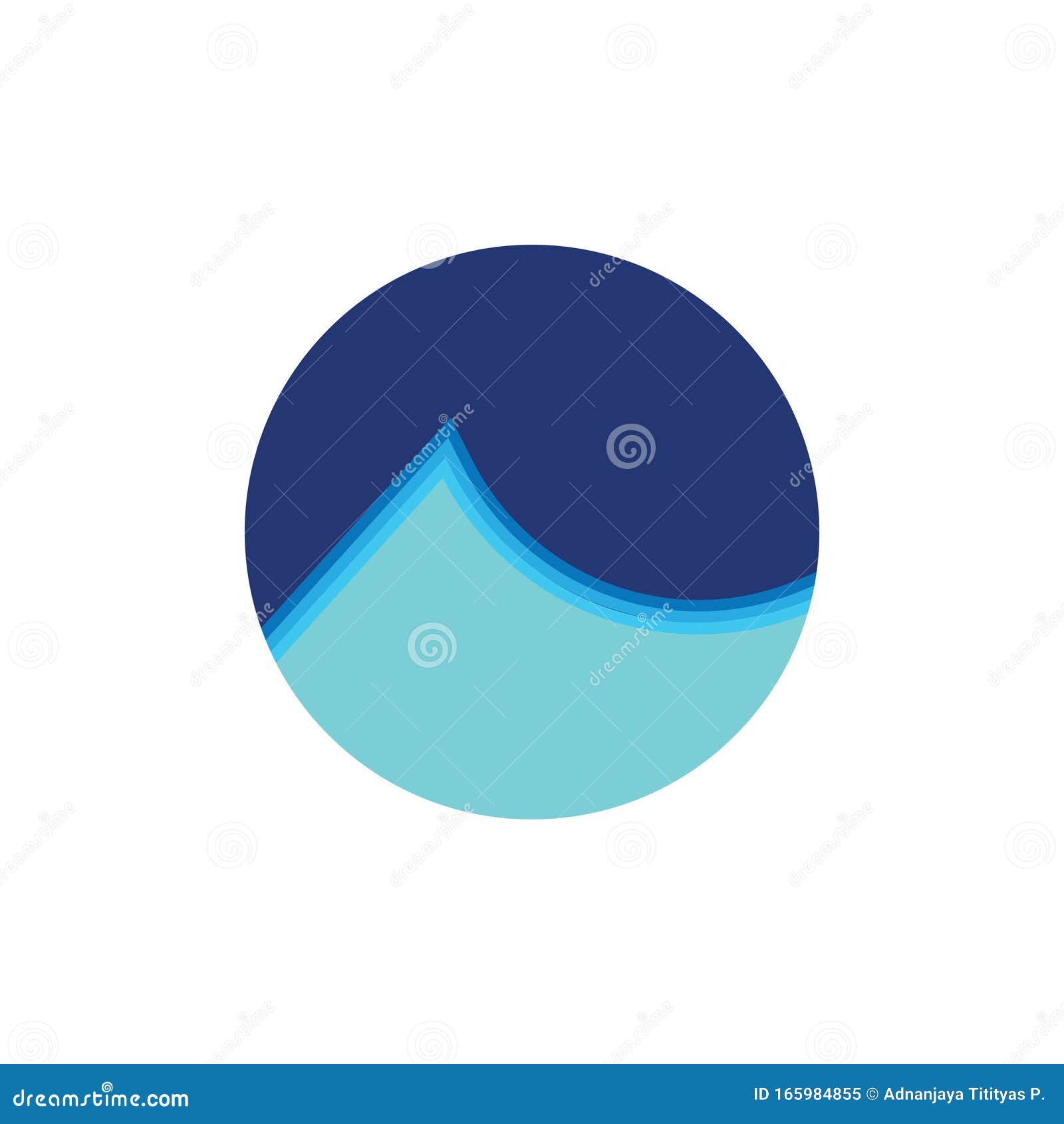 Paper Blue Simple Logo Vector Stock Vector - Illustration of business ...