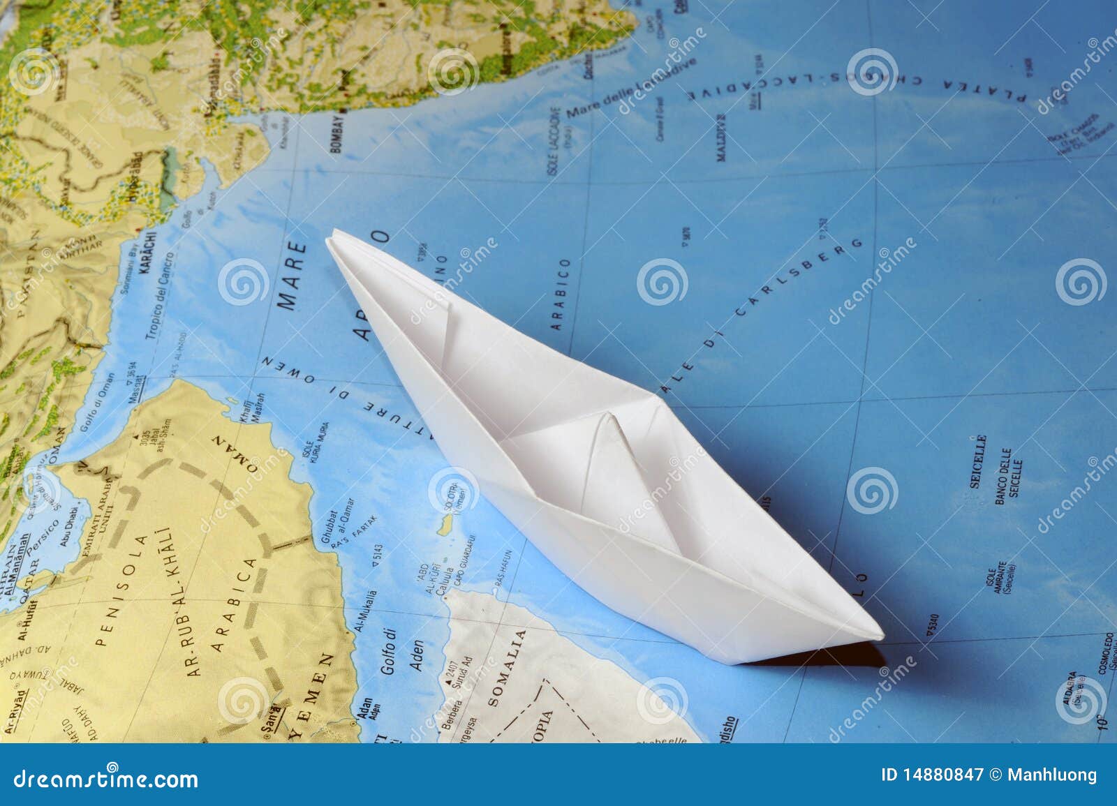 Paper Boat on a map stock image. Image of liberty, boat - 14880847