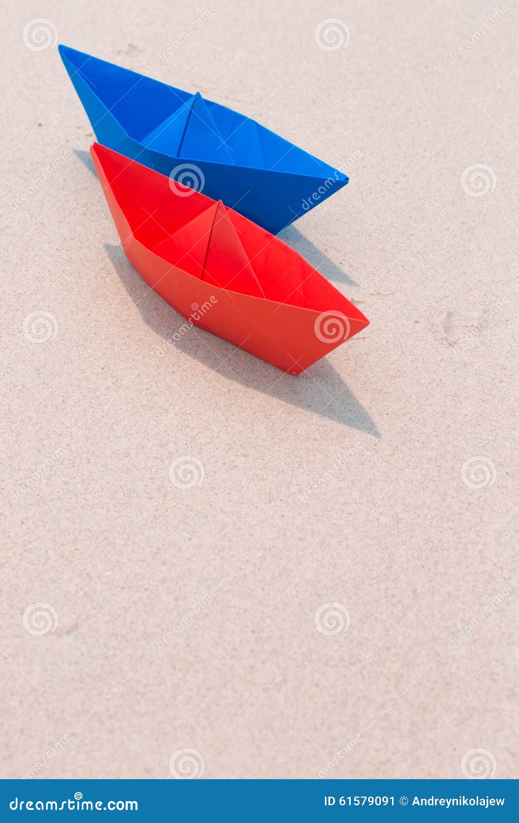 Paper boats on seashore stock image. Image of boat, destination - 61579091
