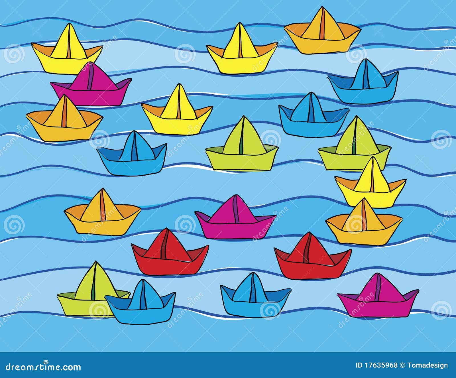 Paper Boats Royalty-Free Stock Photography | CartoonDealer.com #13027625