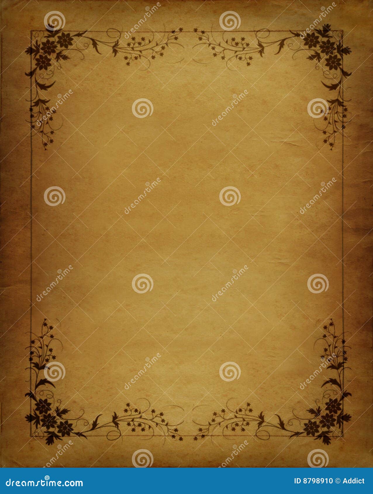 Paper border design stock illustration. Illustration of decorative ...