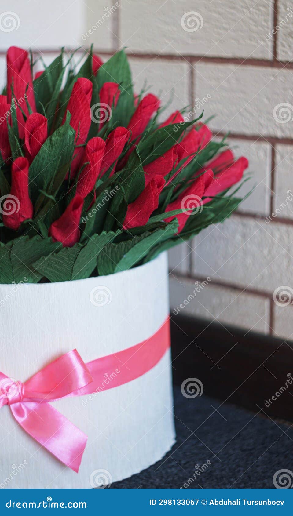 Paper bouquet stock image. Image of nature, plant, bloom - 298133067
