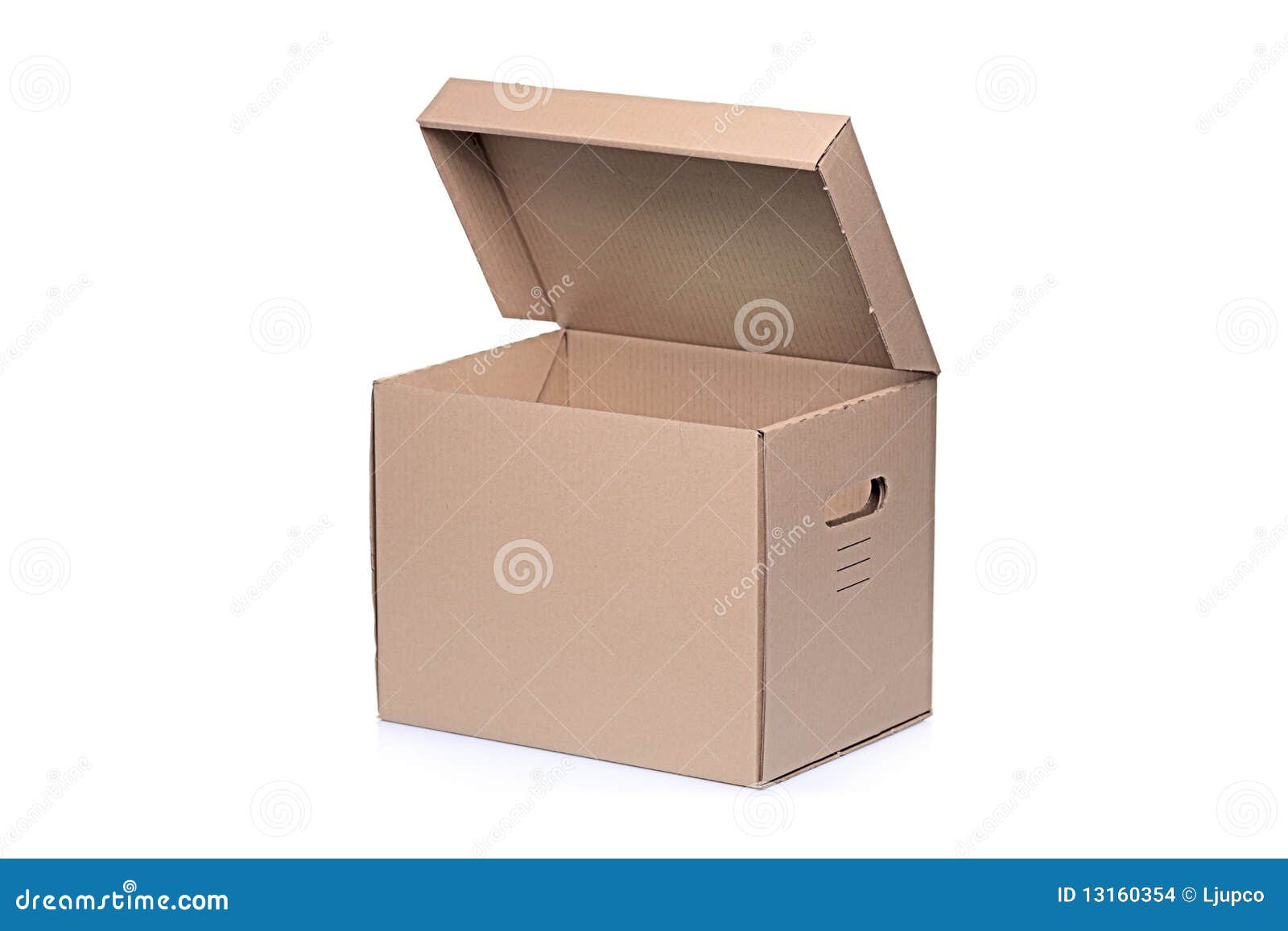 A paper box stock photo. Image of parcel, cargo, object - 13160354