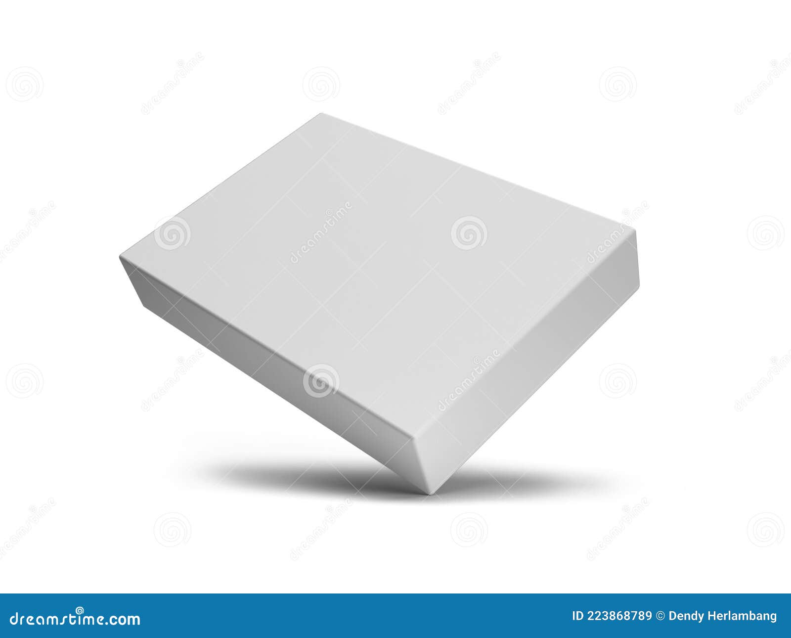 A4 Paper Box 3D Illustration Mockup Scene Stock Illustration ...