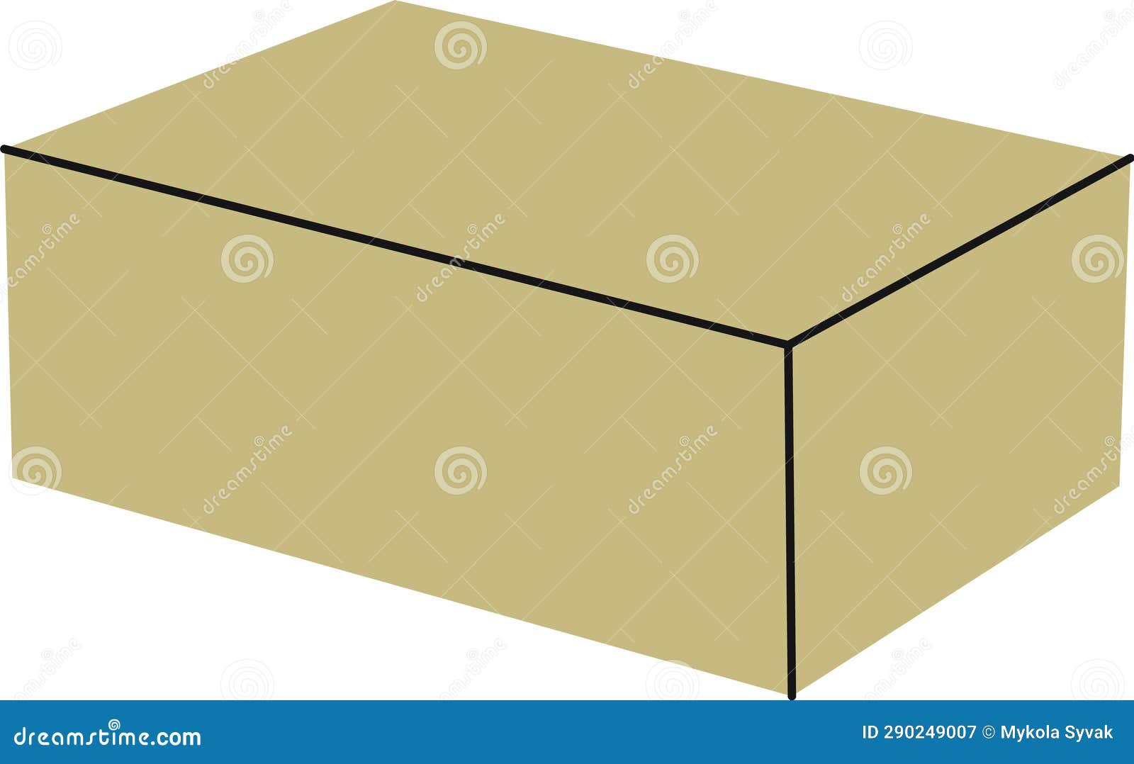 Paper Box Icon stock vector. Illustration of isolated - 290249007