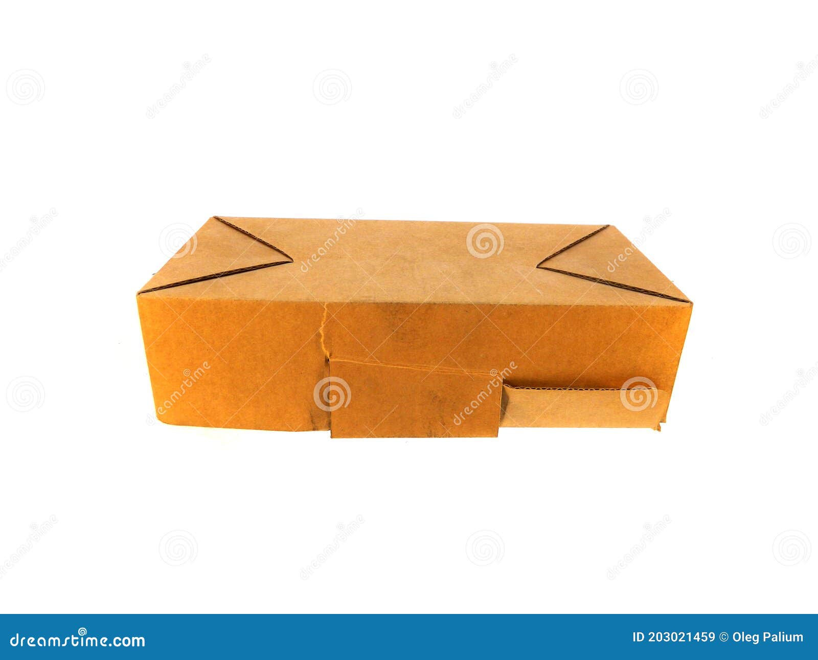 Paper Box Isolated on White Background Stock Image - Image of present ...