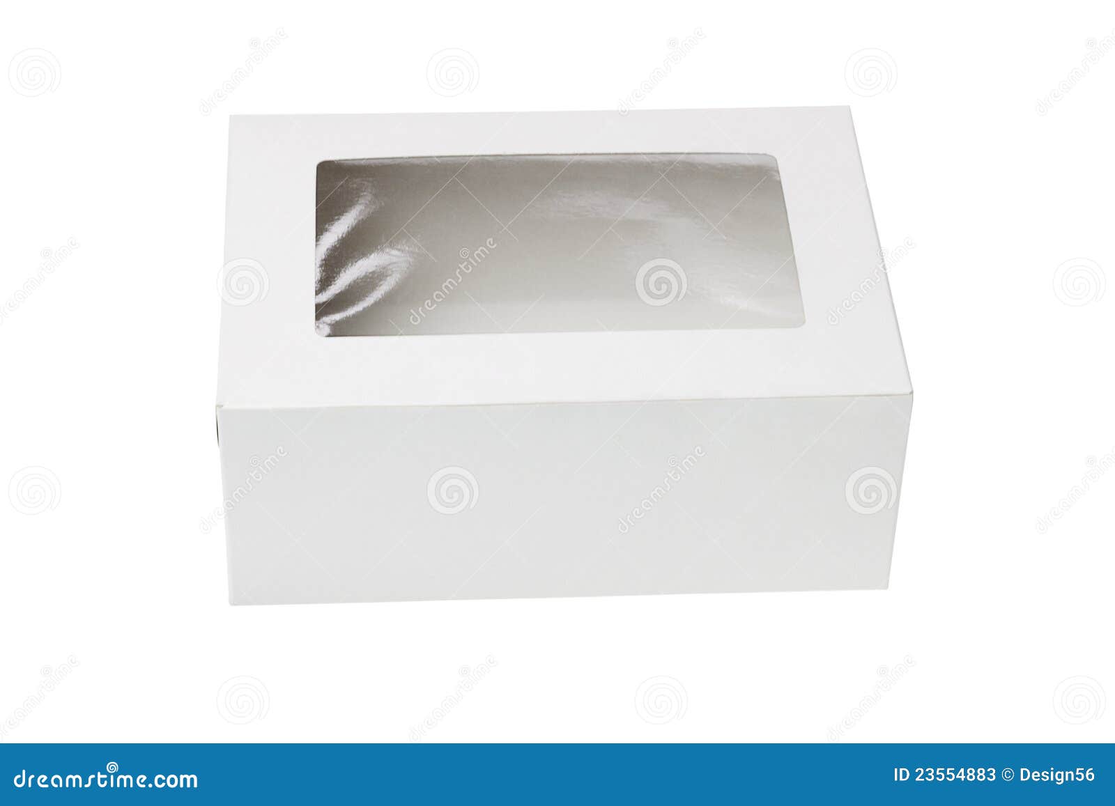 Paper Box with Transparent Top Stock Image - Image of translucent ...