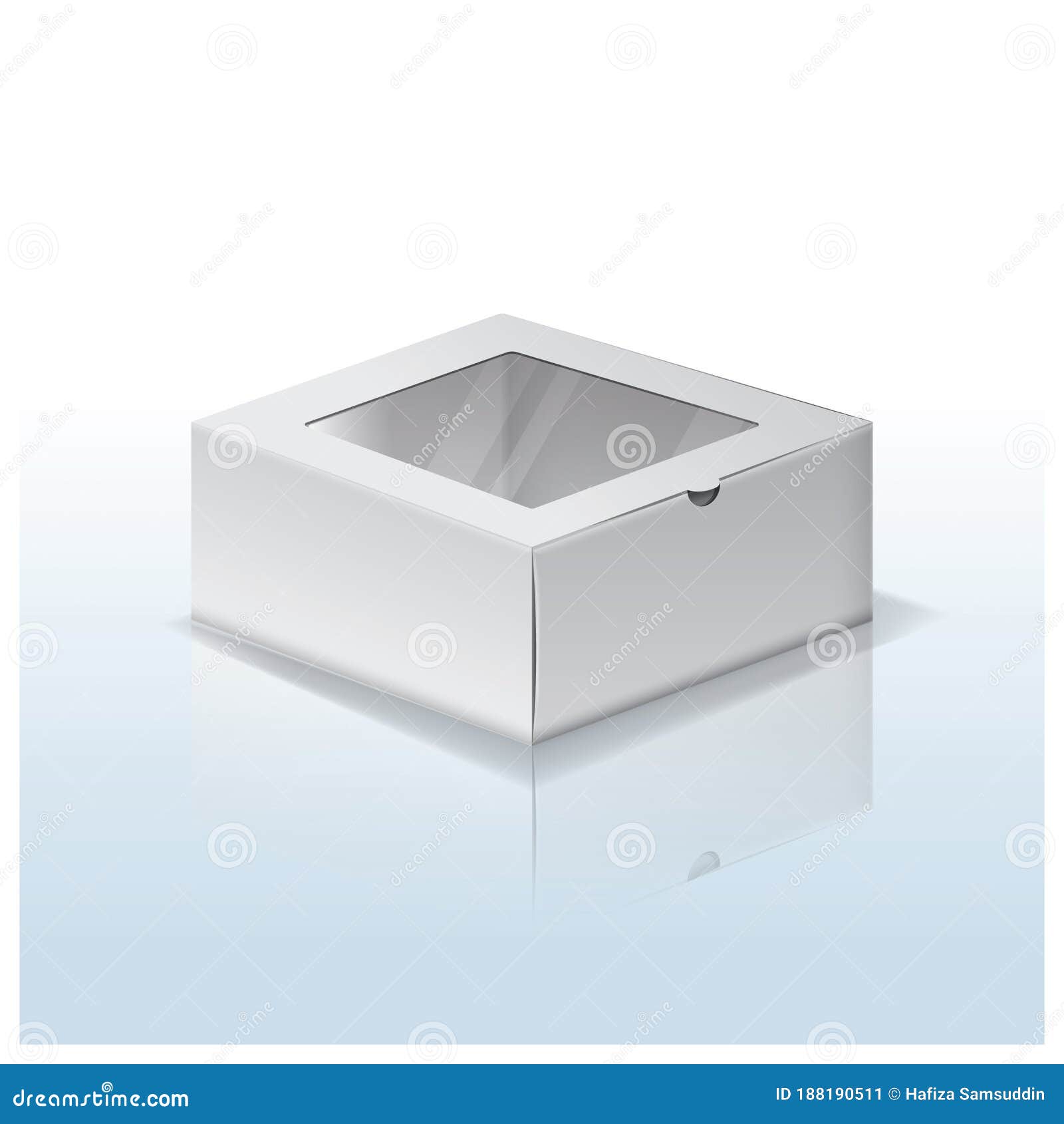 Paper Box. Vector Illustration Decorative Design Stock Vector ...