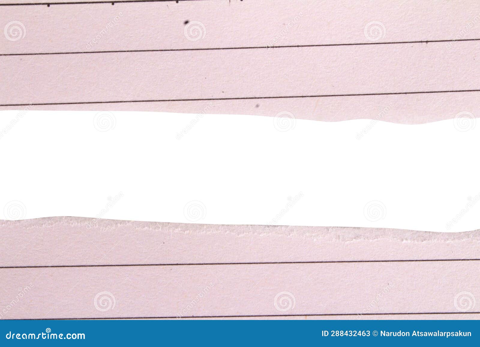 Paper Broken Isolated on White Background Stock Image - Image of ...