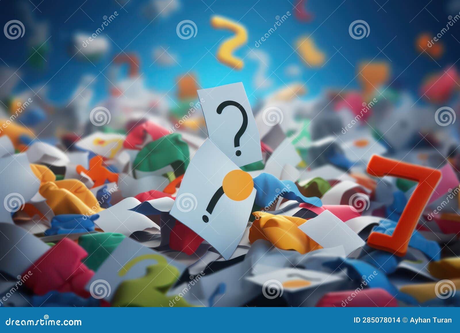 Paper Bubble , Question Mark Background , Conceptual Symbol Stock ...