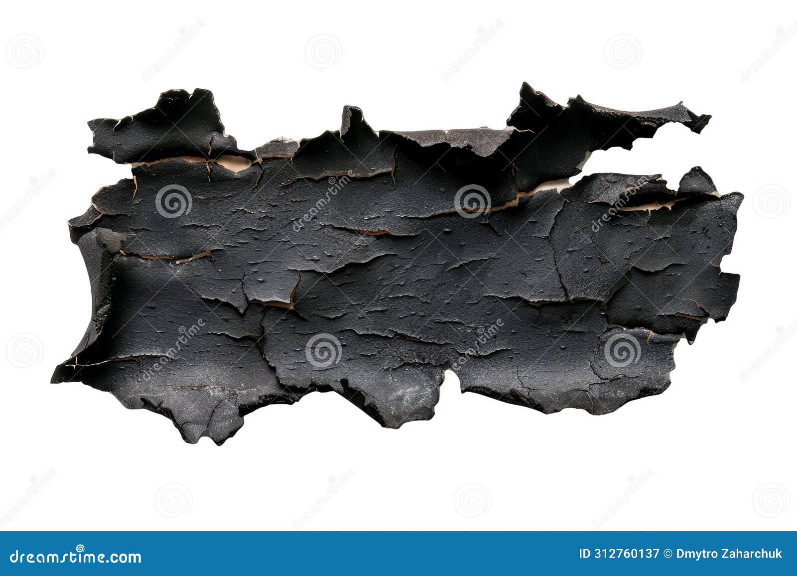 Paper with Burnt Edges, Creating a Frayed and Scorched Effect. Stock ...