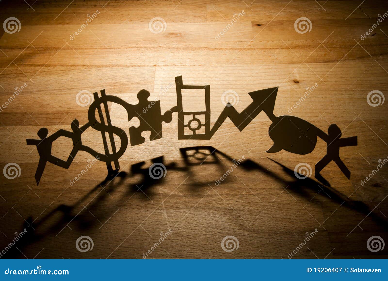Paper Business Chain stock image. Image of people, paper - 19206407