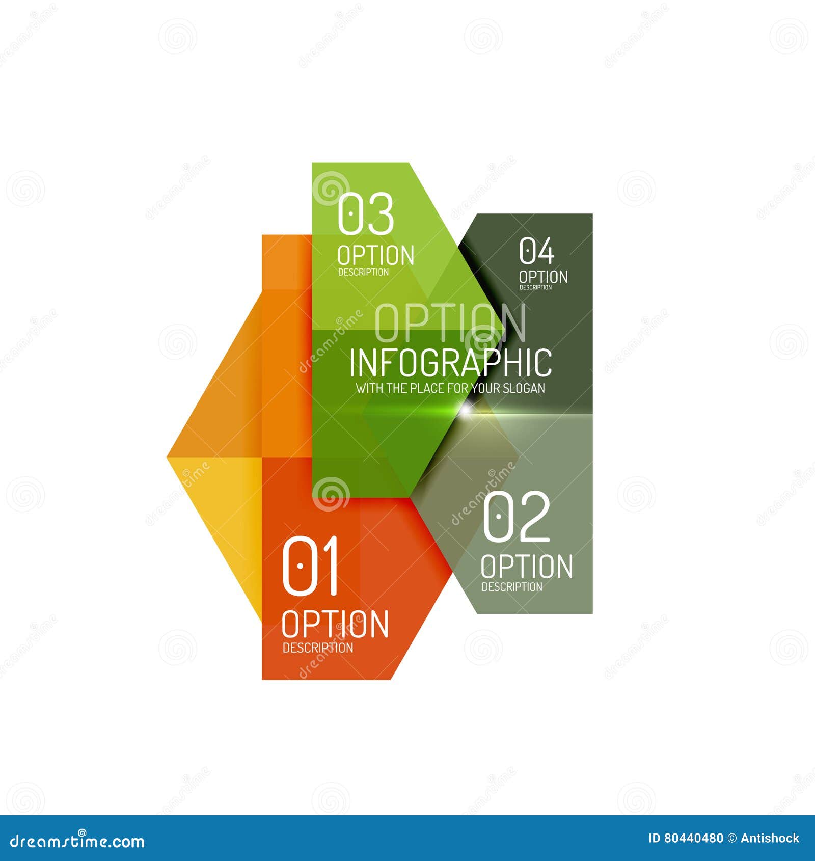 Paper Business Option Button Infographic Templates Stock Vector ...