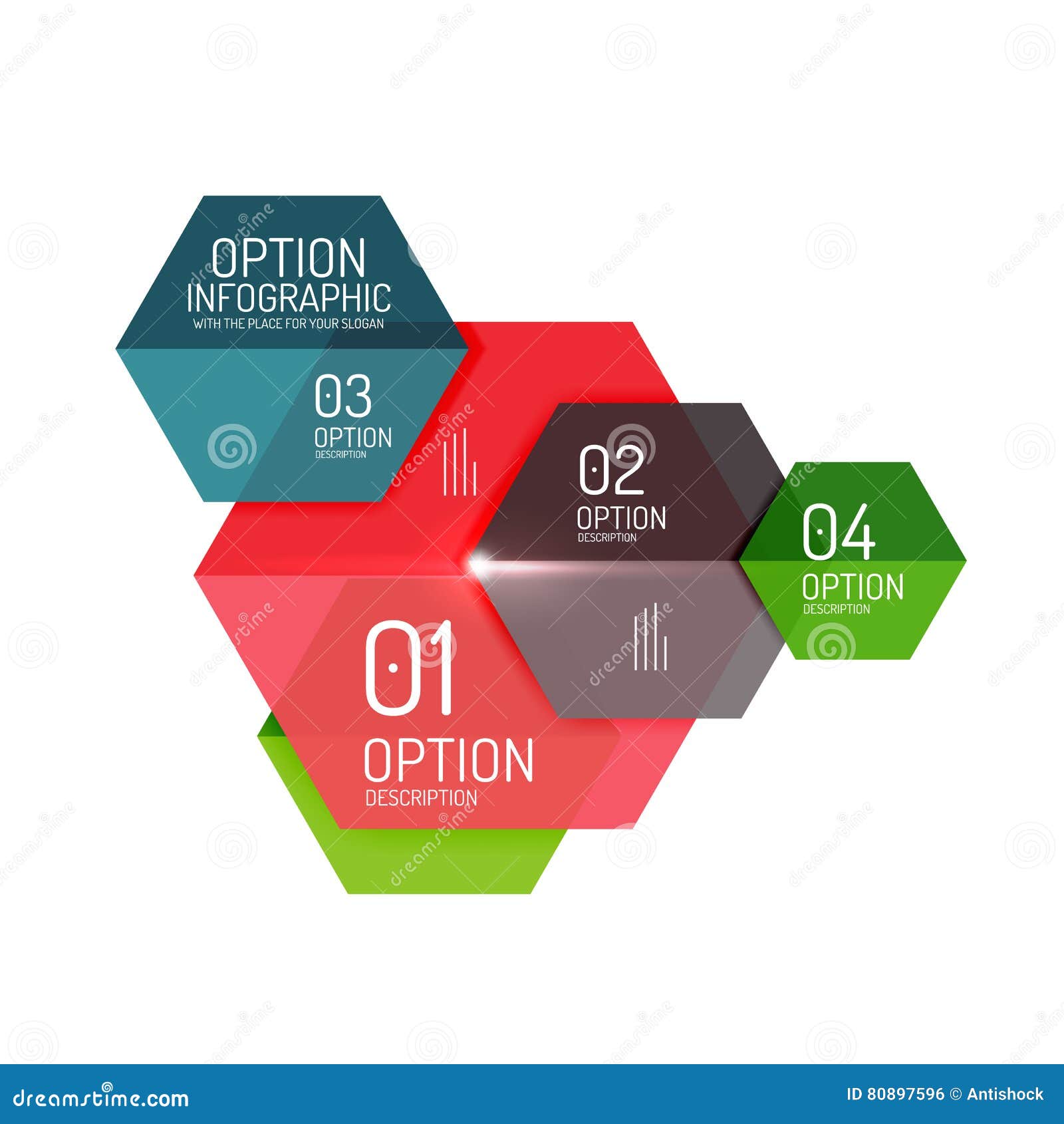 Paper Business Option Button Infographic Templates Stock Vector ...