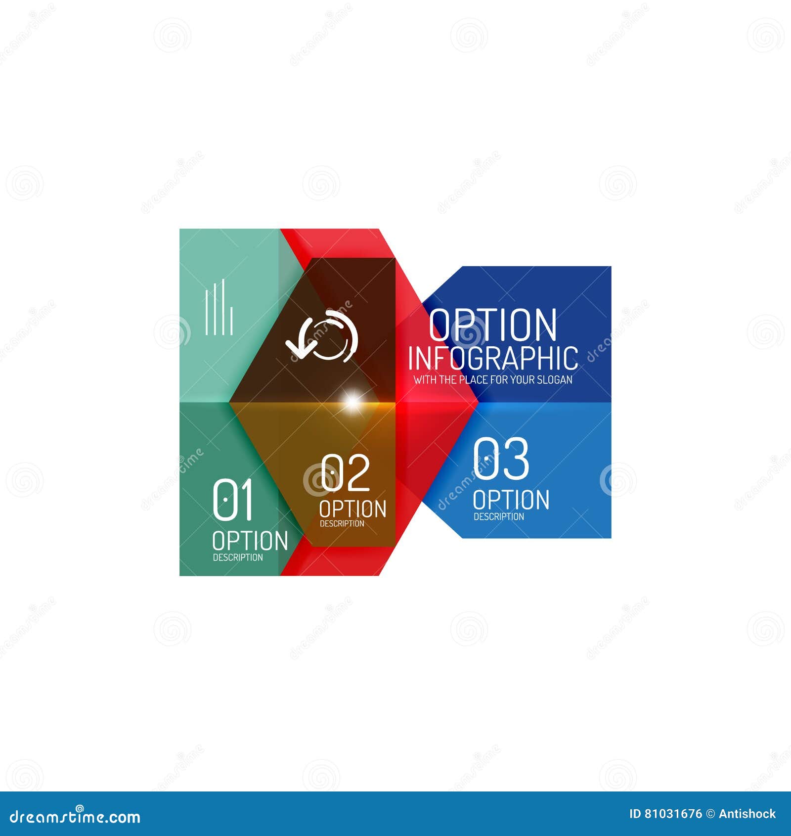 Business Option Diagram Templates Cartoon Vector | CartoonDealer.com ...