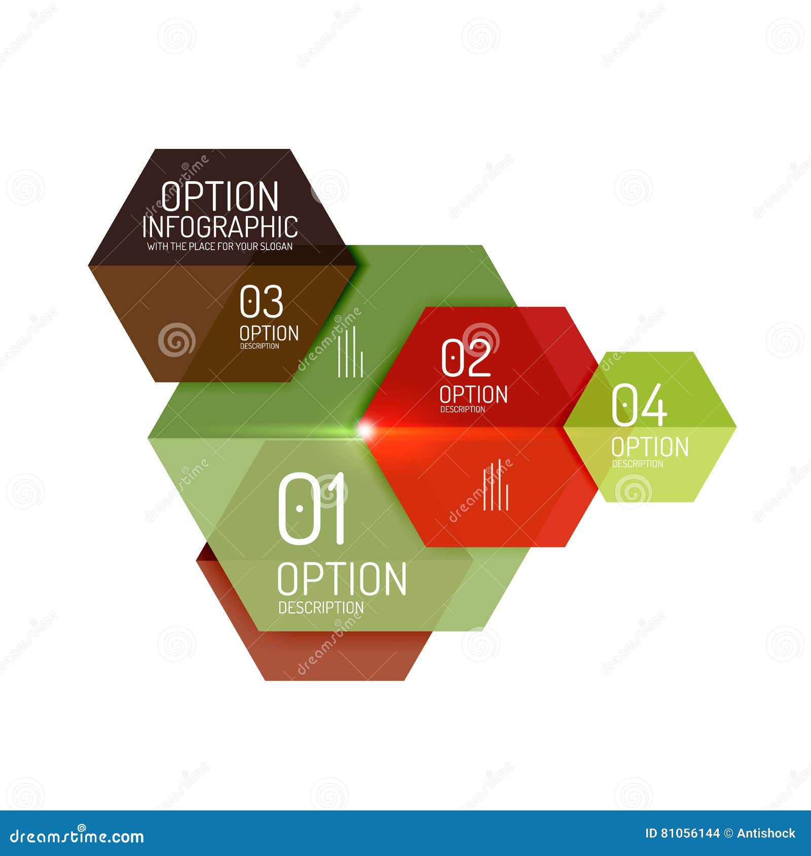 Paper Business Option Button Infographic Templates Stock Vector ...