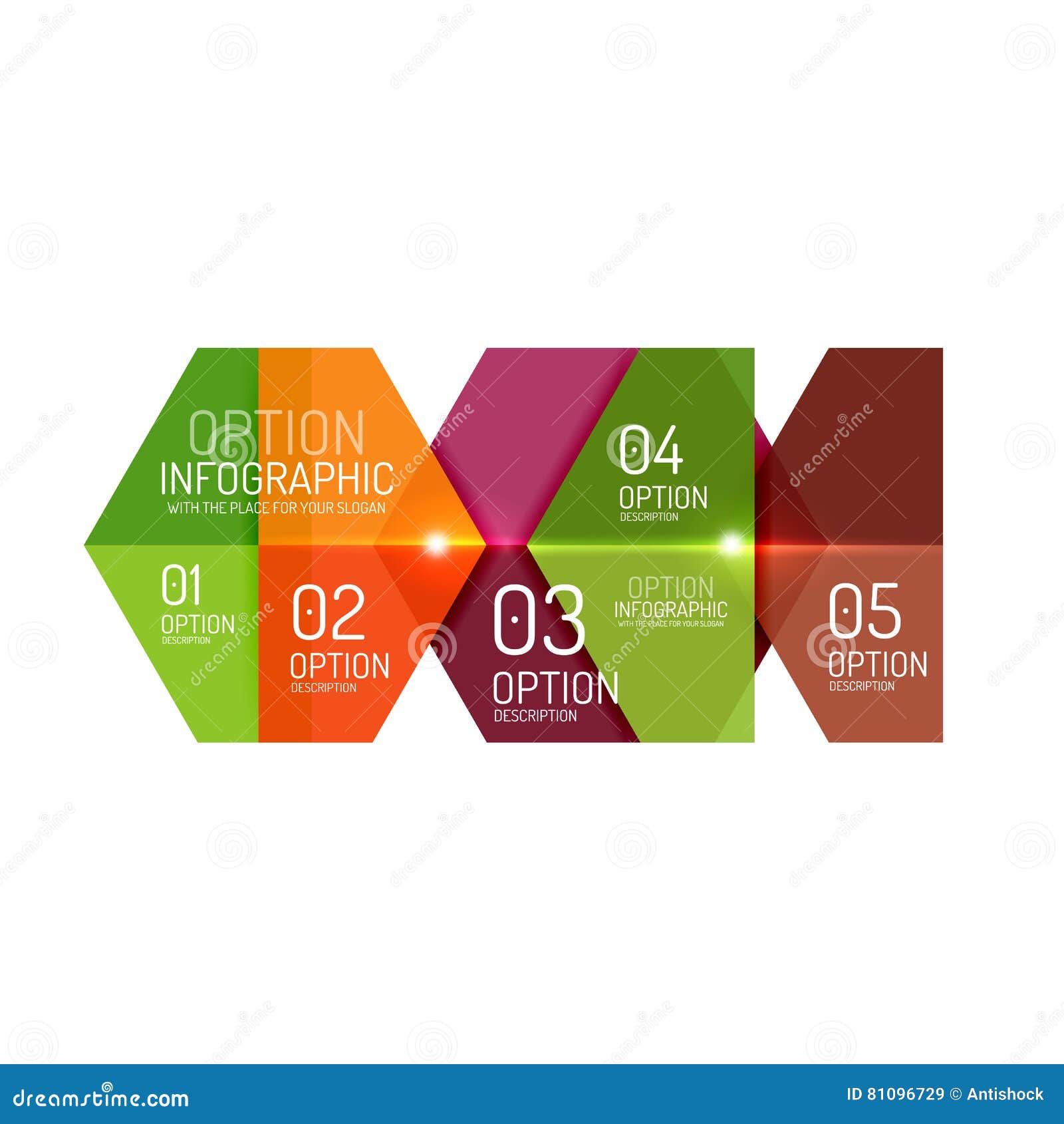 Paper Business Option Button Infographic Templates Stock Vector ...
