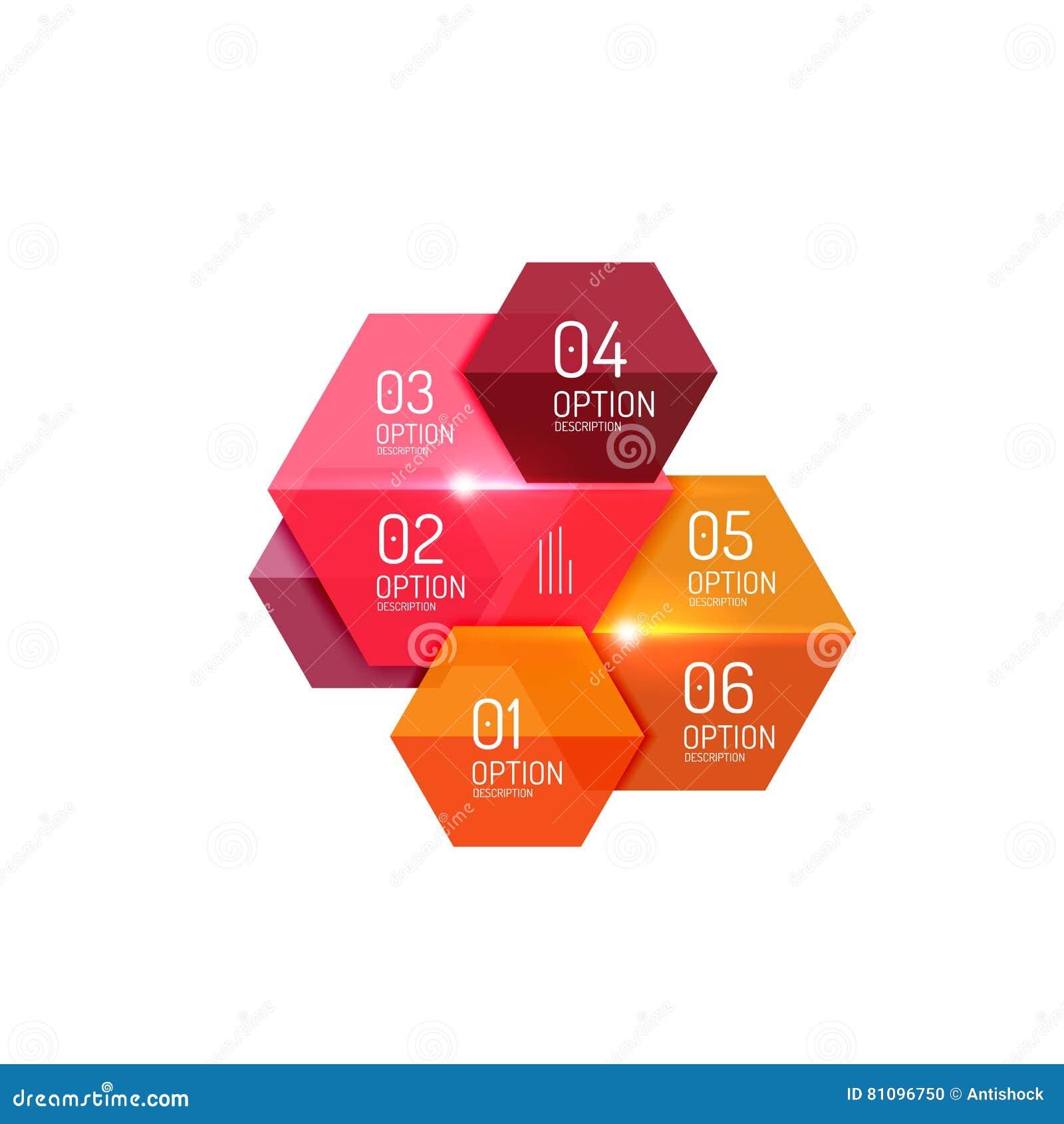 Paper Business Option Button Infographic Templates Stock Vector ...