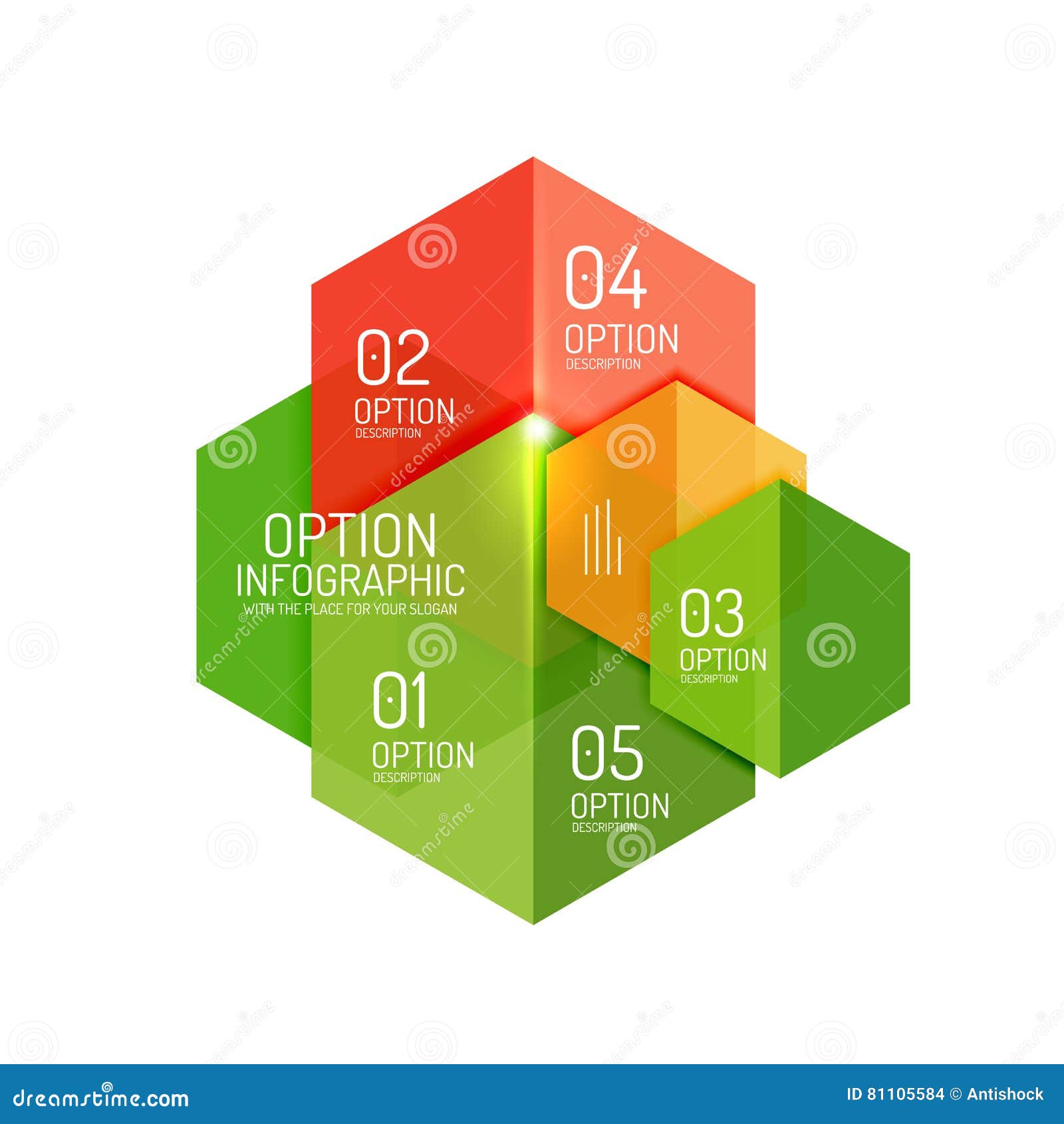 Paper Business Option Button Infographic Templates Stock Vector ...