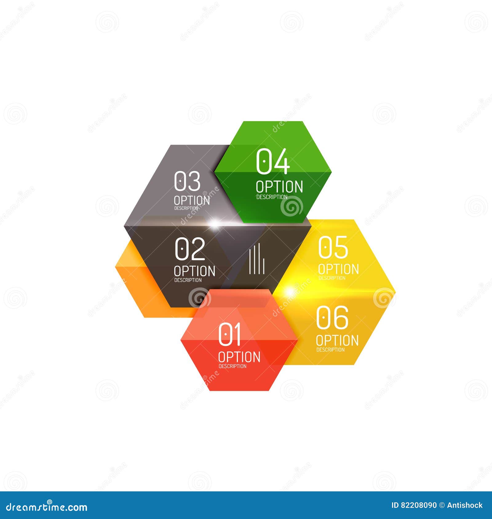Paper Business Option Button Infographic Templates Stock Vector ...