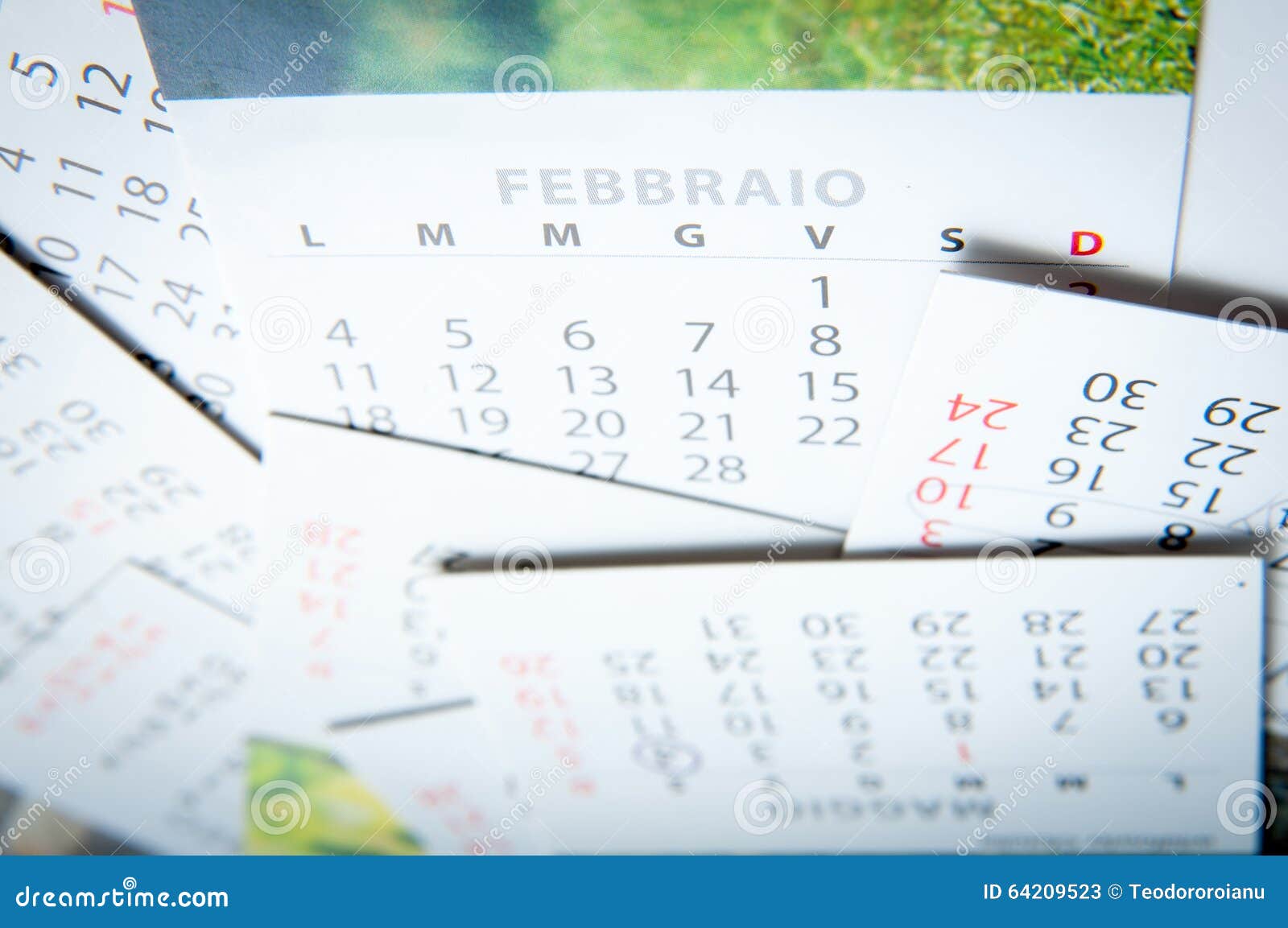 Paper calendars stack stock image. Image of stack, close - 64209523