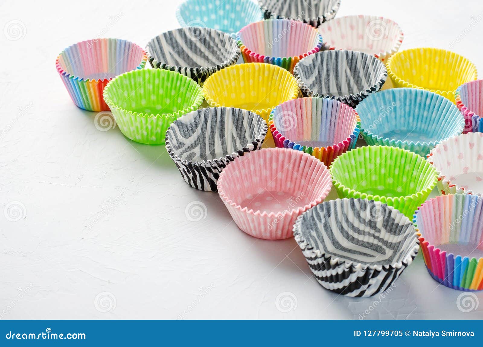 Paper Capsules for Capcake. Stock Image - Image of capsules, background ...