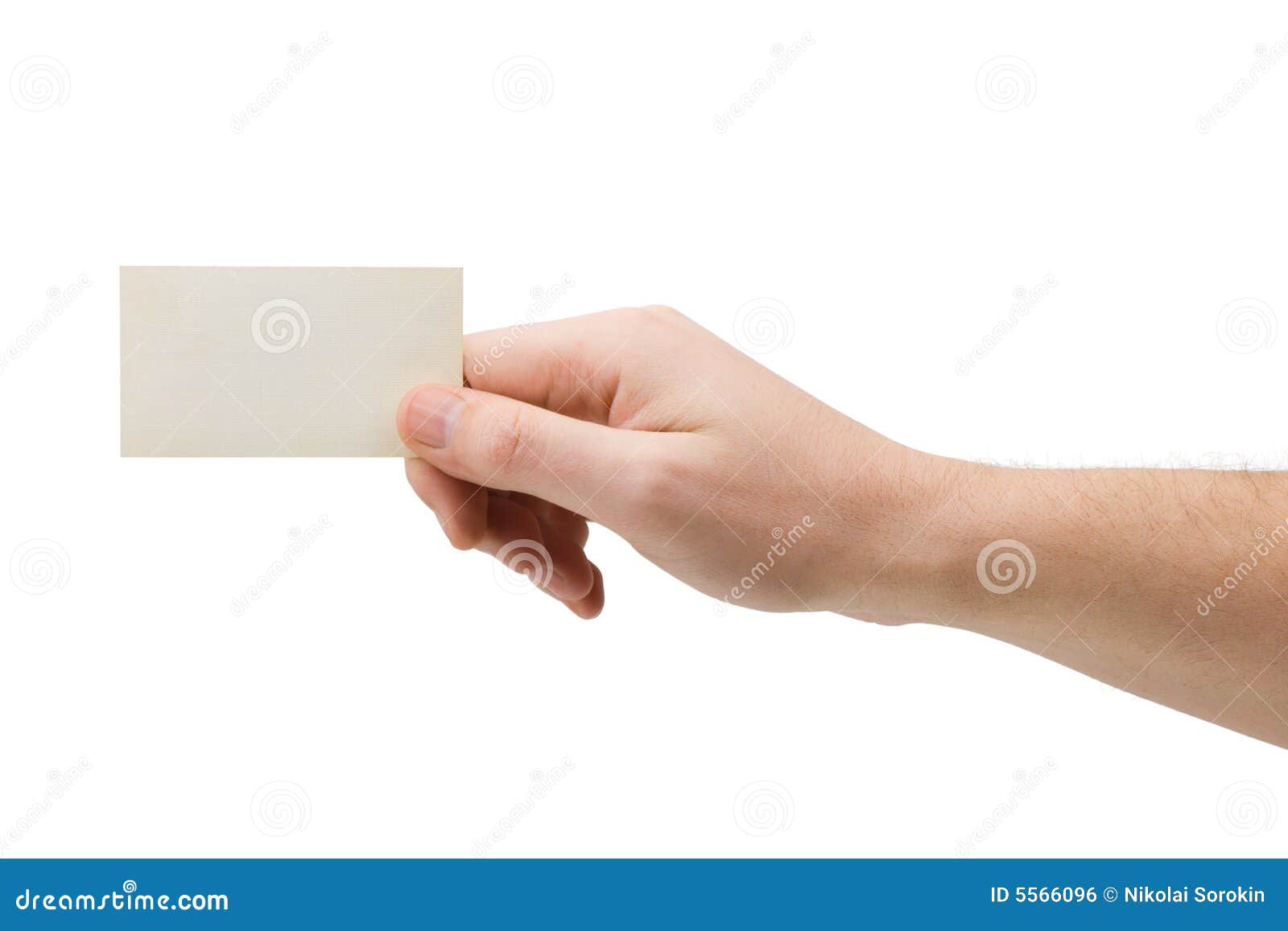 Paper card in hand stock photo. Image of giving, communication - 5566096